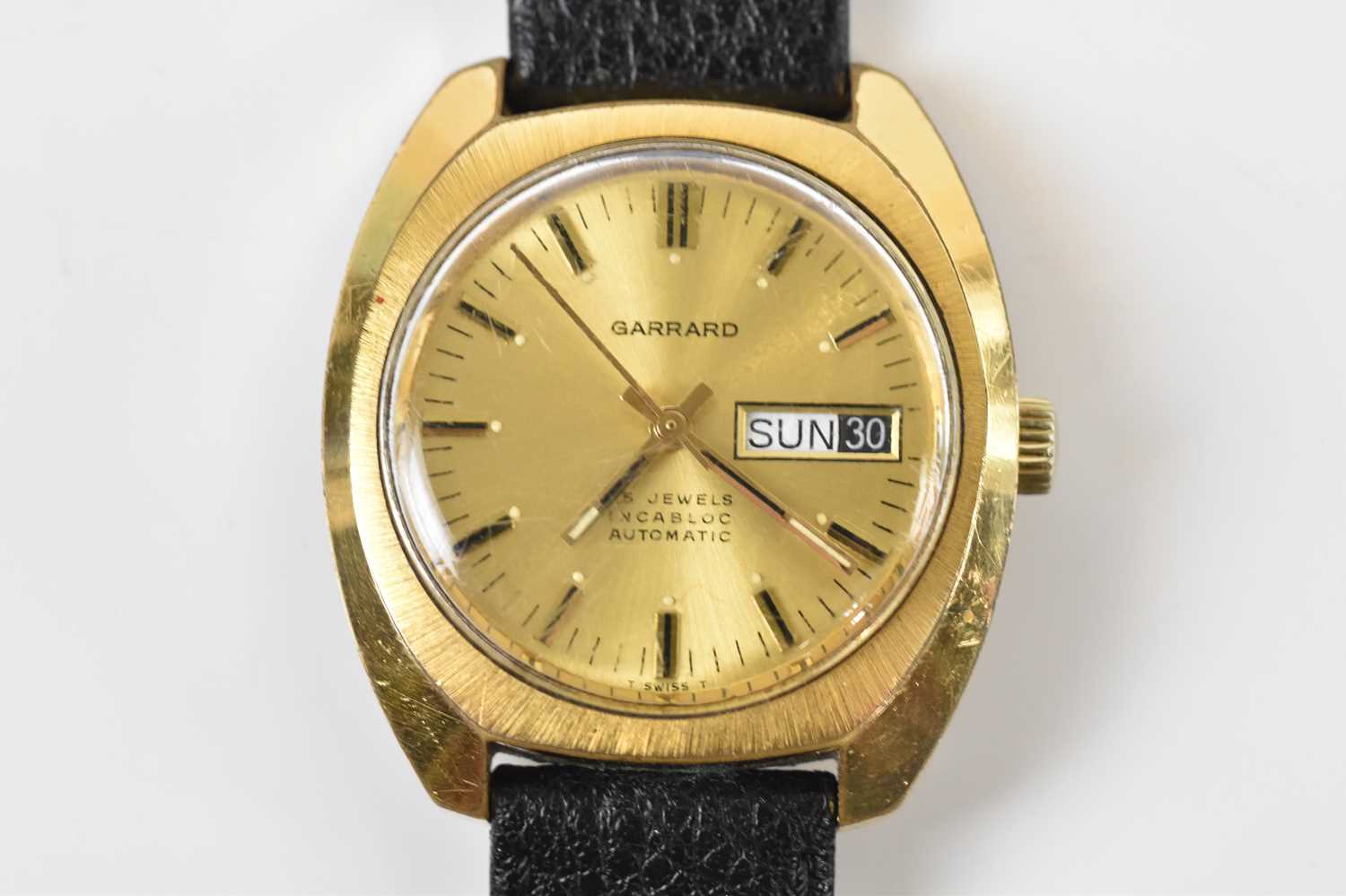 Lot 677 - GARRARD; a gentleman’s gold plated