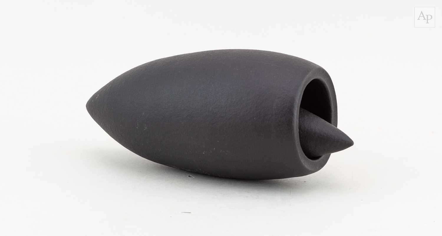 Lot 195 - ERIC MOSS (born 1959); a black stoneware