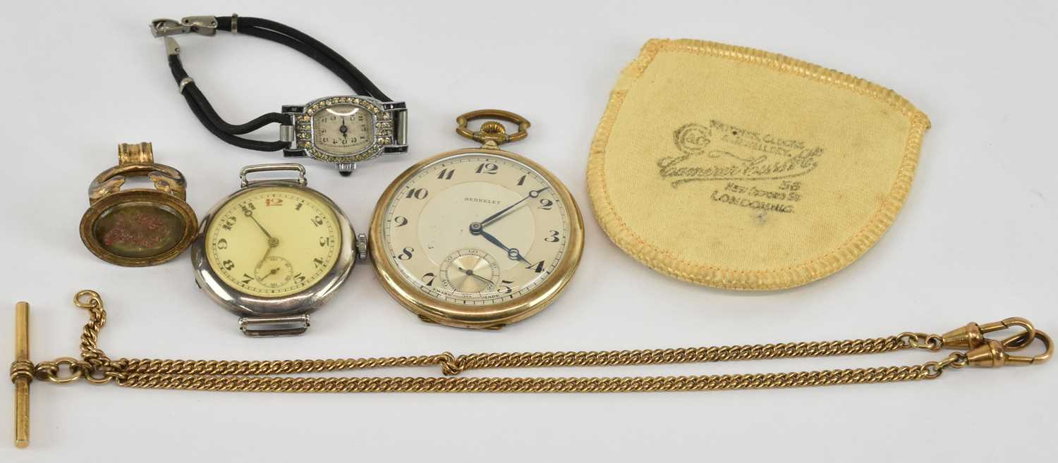 Lot 1604 - BERKELEY; a gold plated slimline pocket