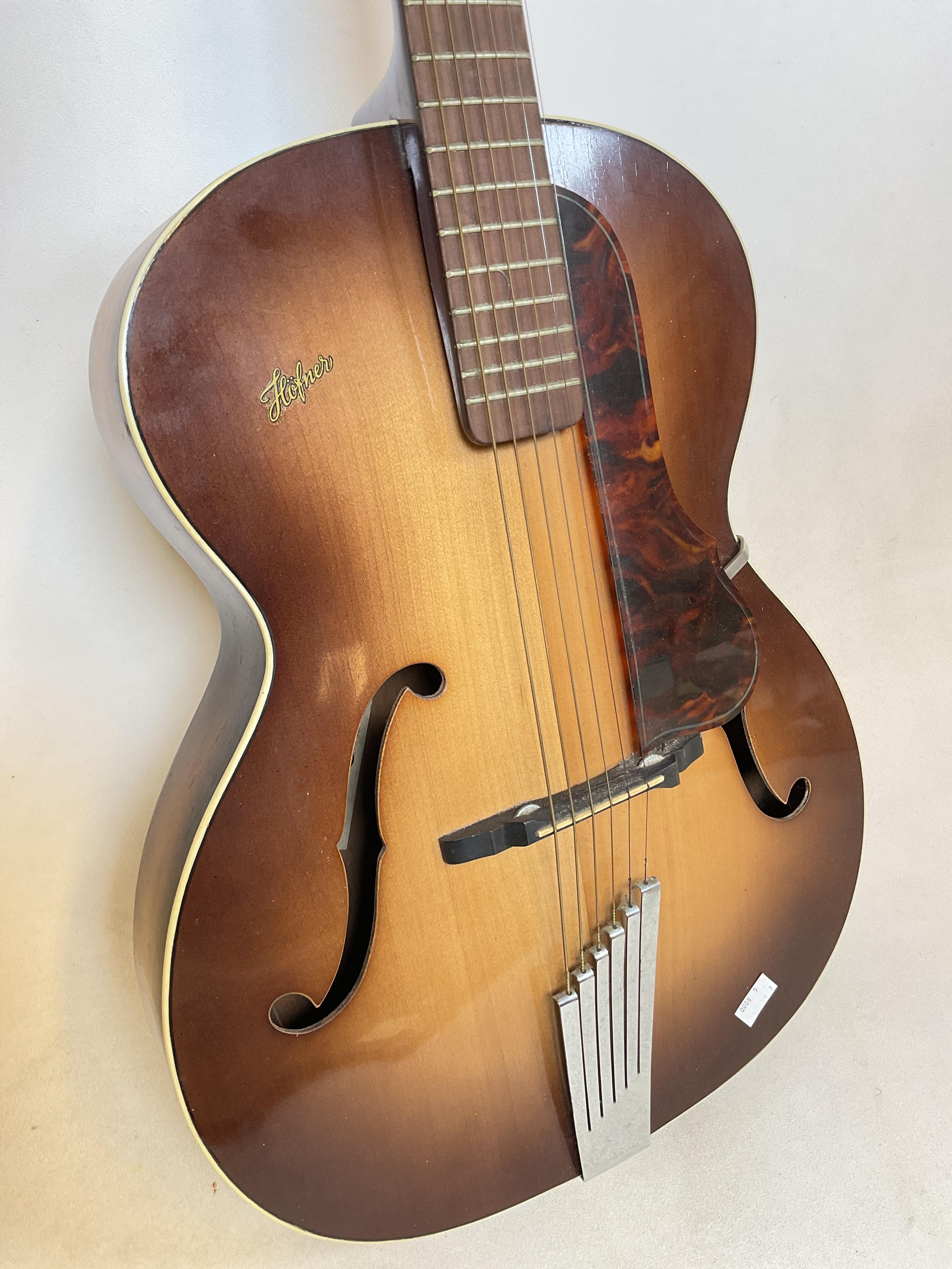 Lot 191 - HOFNER; a Spanish acoustic Congress guitar,