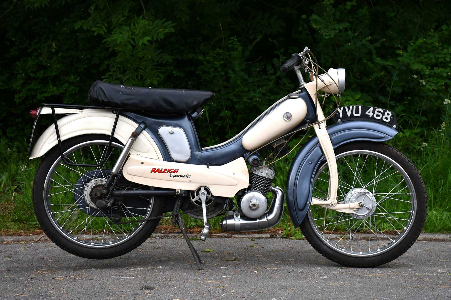 Lot 1377 - RALEIGH; Supermatic automatic moped model