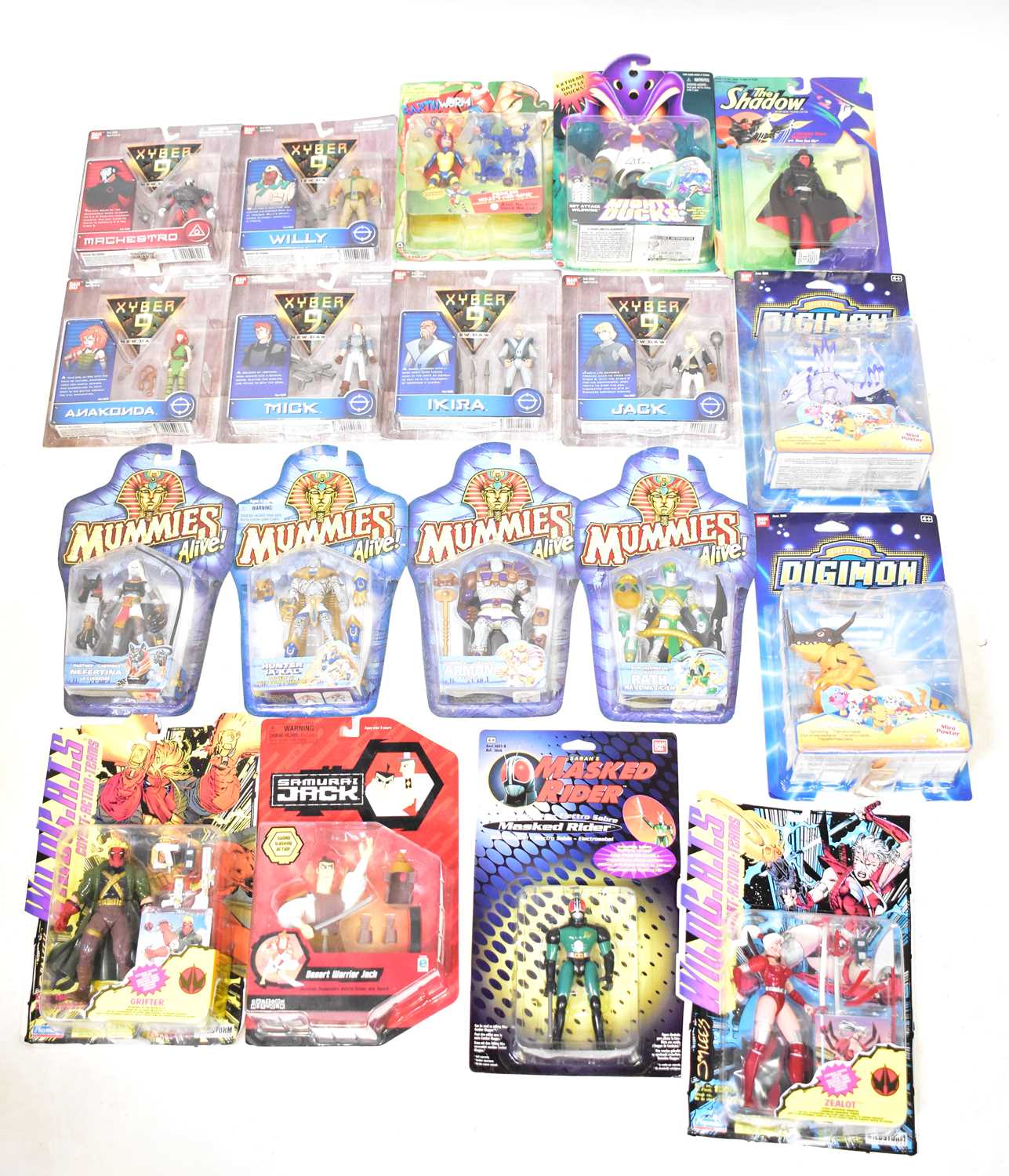 Lot 656 - Various 'Mobile Suit Gundam Wing' figures,