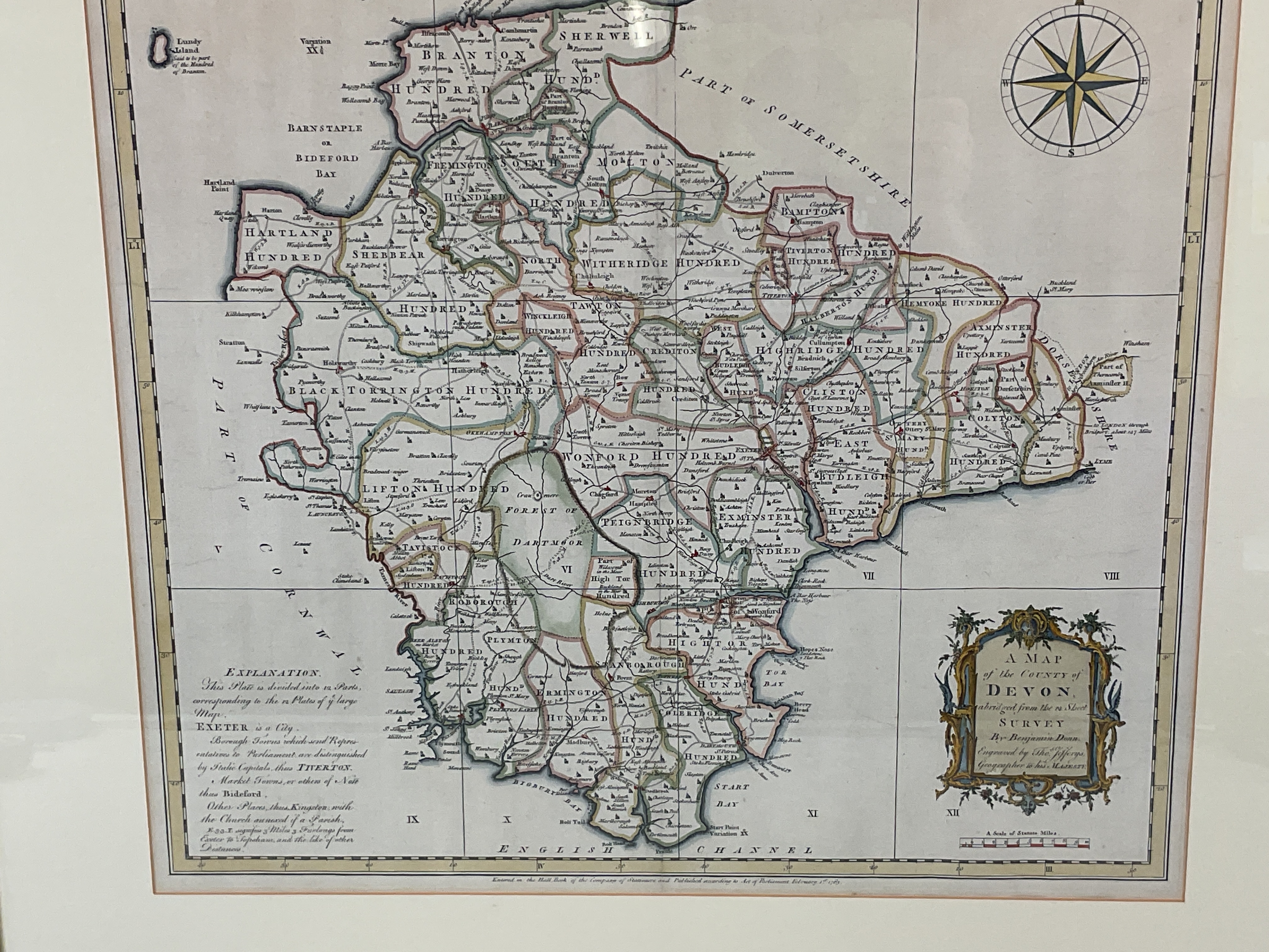 Lot 377 - BENJAMIN DONN (1729-1796); a 1765 map of the