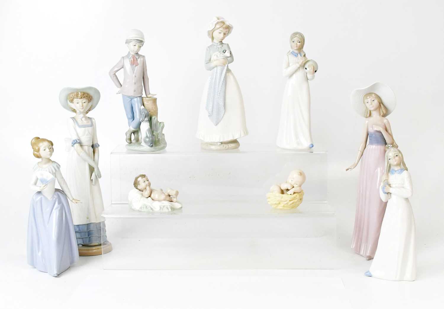 Lot 102 - NAO; five figures of young women, height of
