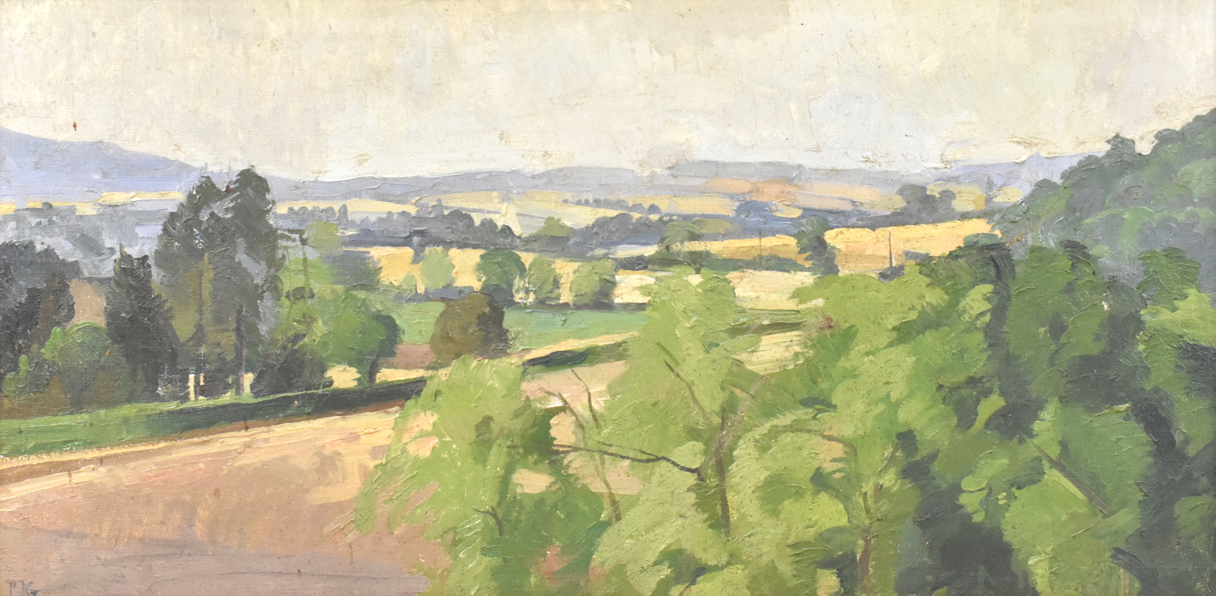Lot 1422 - PETER JOHN GARRARD (1929-2004); oil on