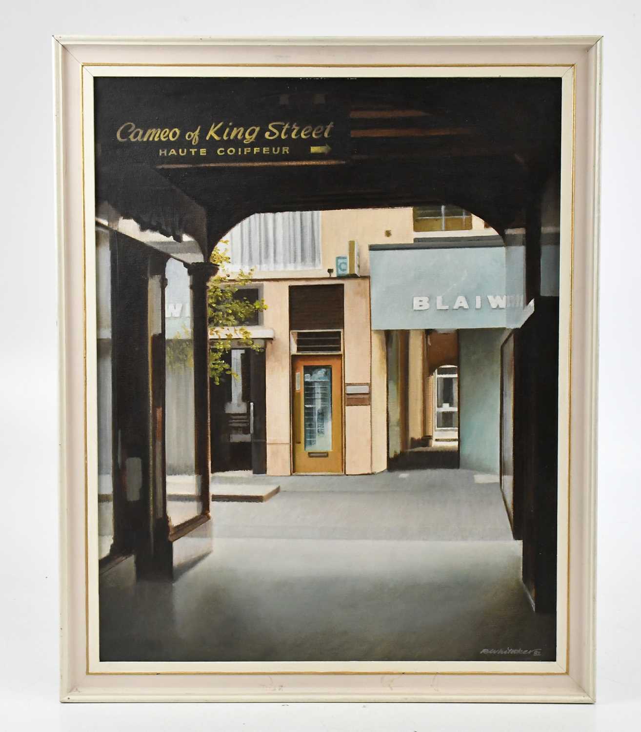 Lot 195 - ROBERT WHITAKER (1929-2014); oil on board,