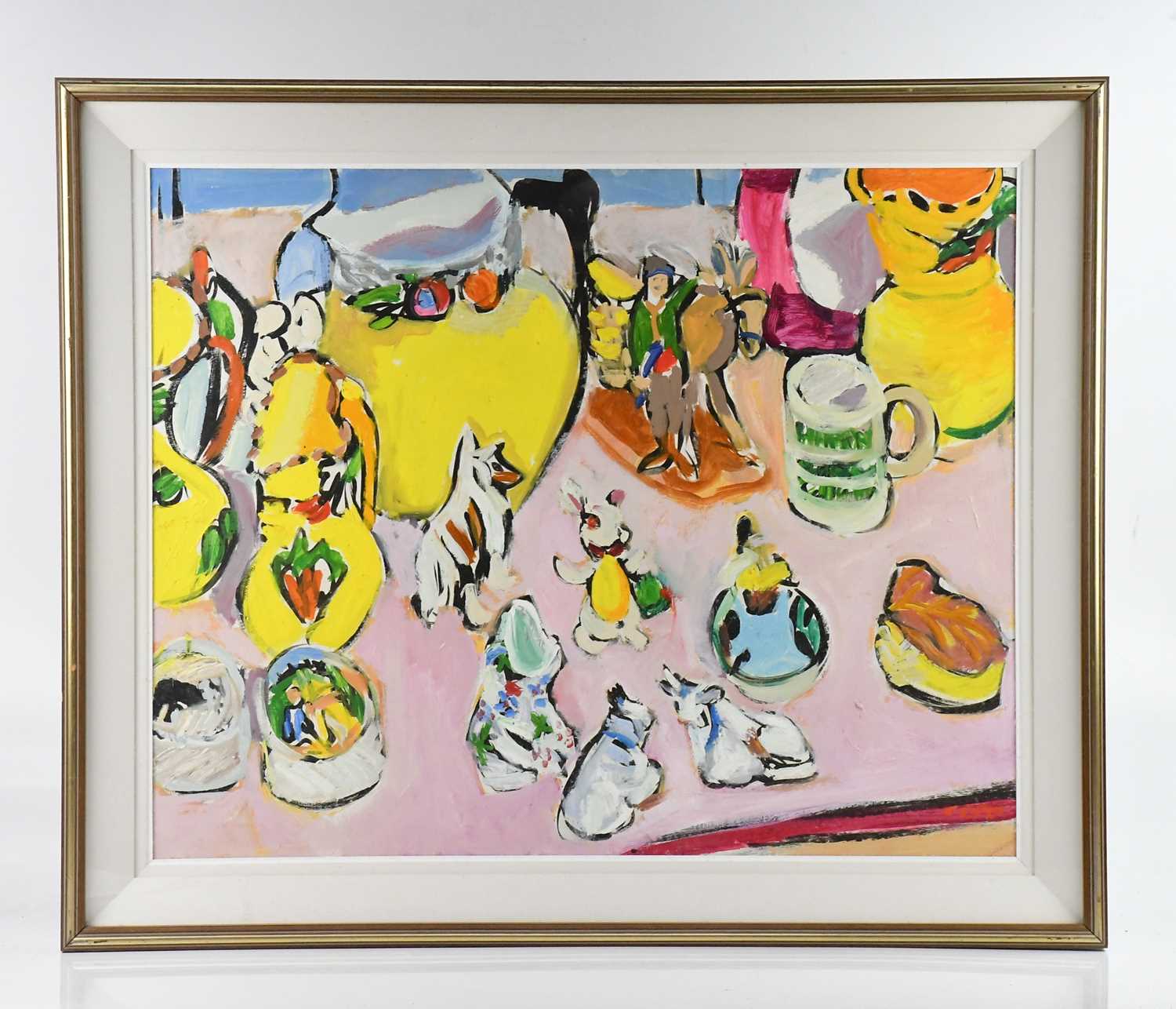 Lot 139 - ELIZABETH COPE (born 1952); oil on board,
