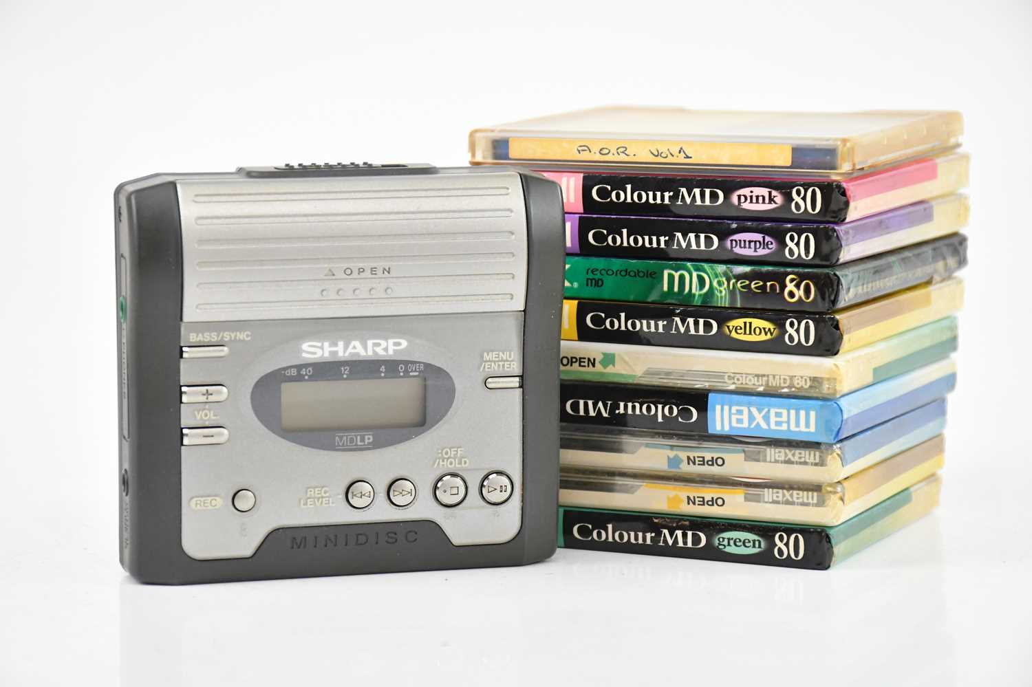 Lot 167 - MINIDISC; a Sharp MDLP Minidisc player, with