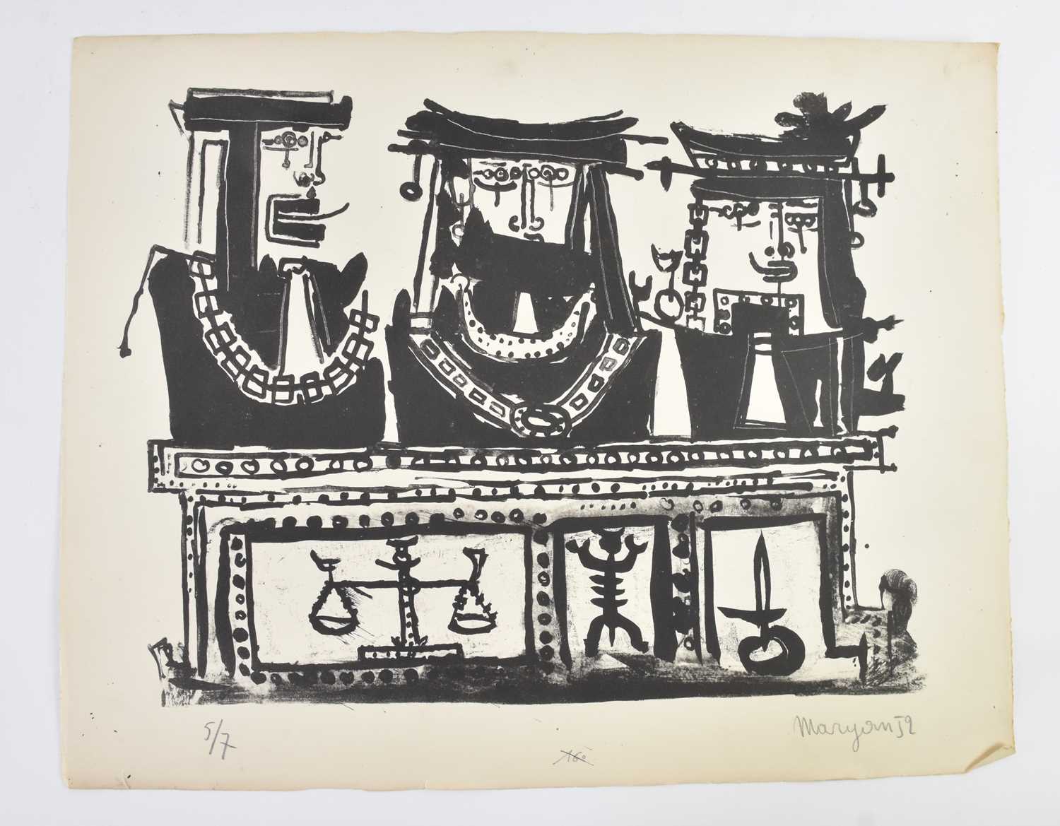 Lot 227 - PINCHAS BURSTEIN MARYAN (Polish, 1927-1977);
