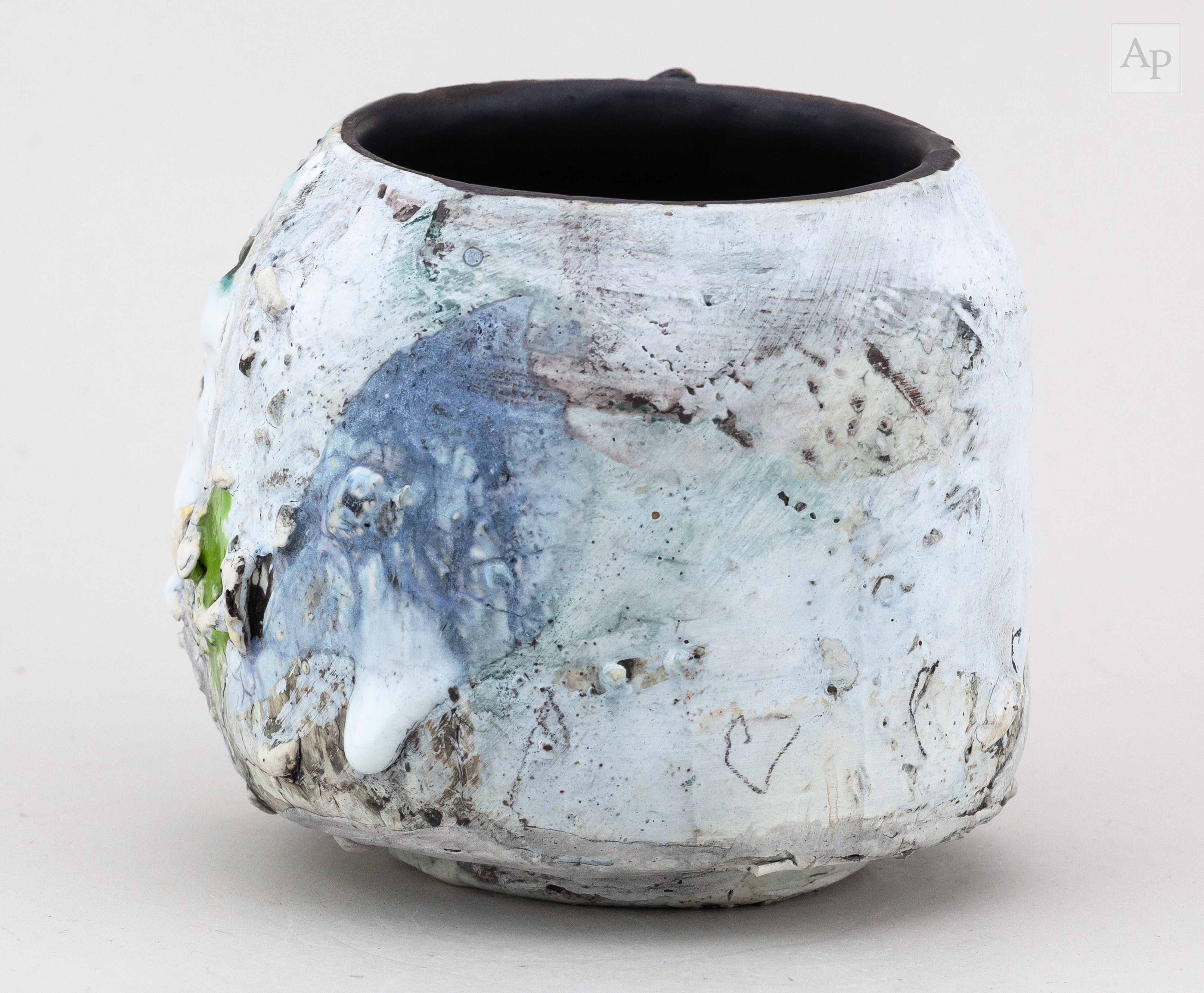 Lot 632 - SAM HALL (born 1967); a stoneware teabowl