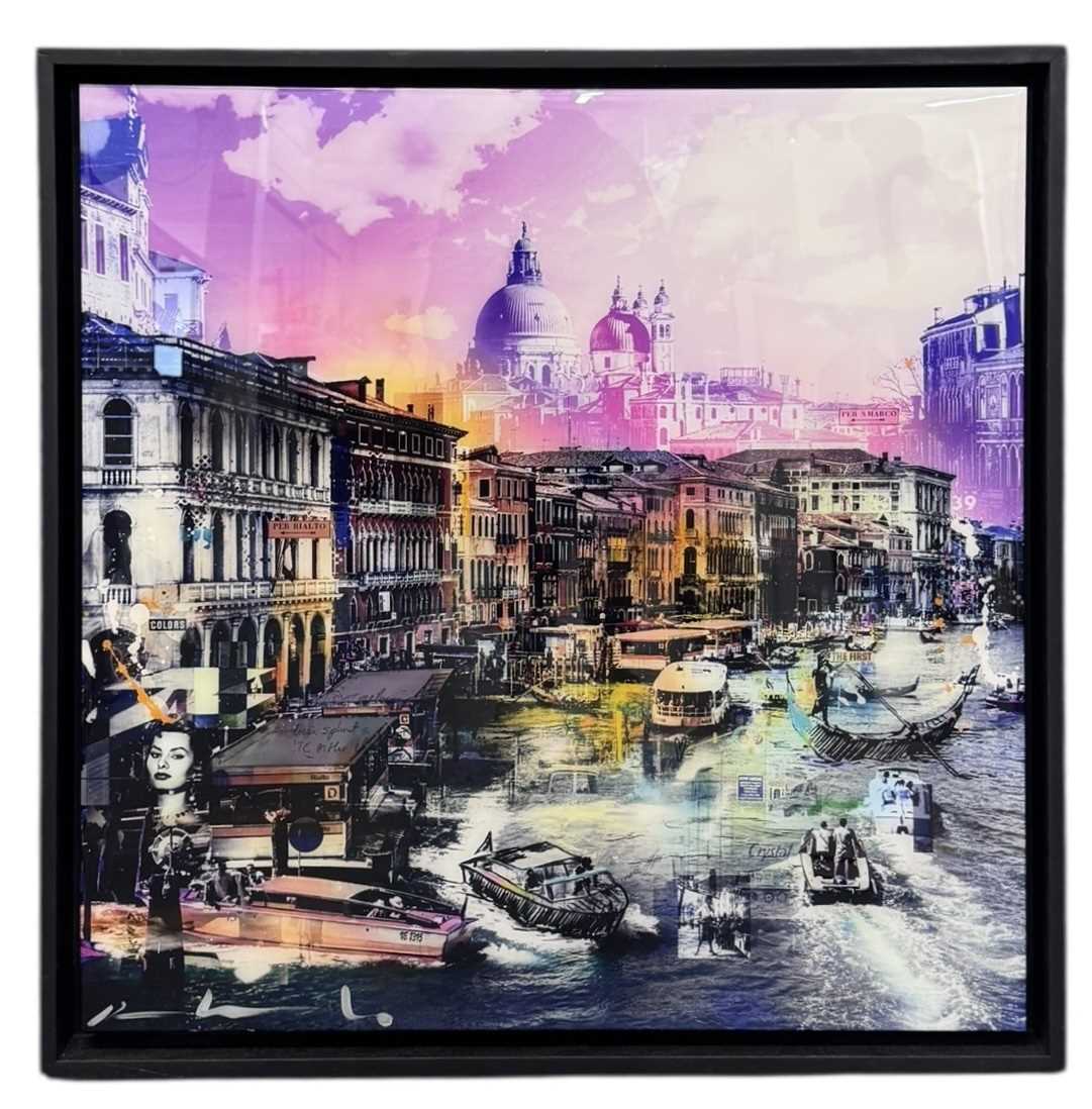Lot 145 - PACO RAPHAEL; an original glazed mixed media