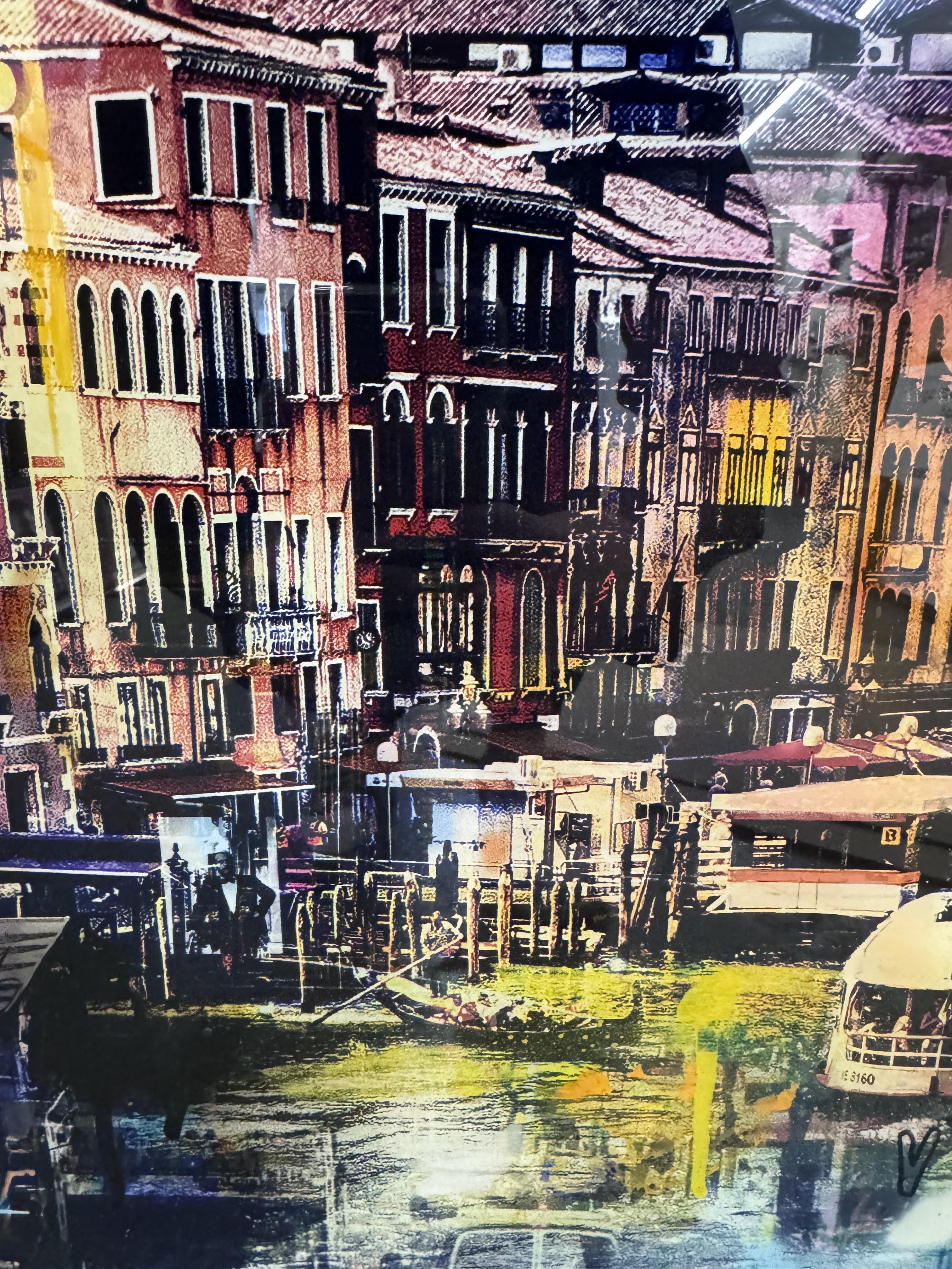 Lot 145 - PACO RAPHAEL; an original glazed mixed media