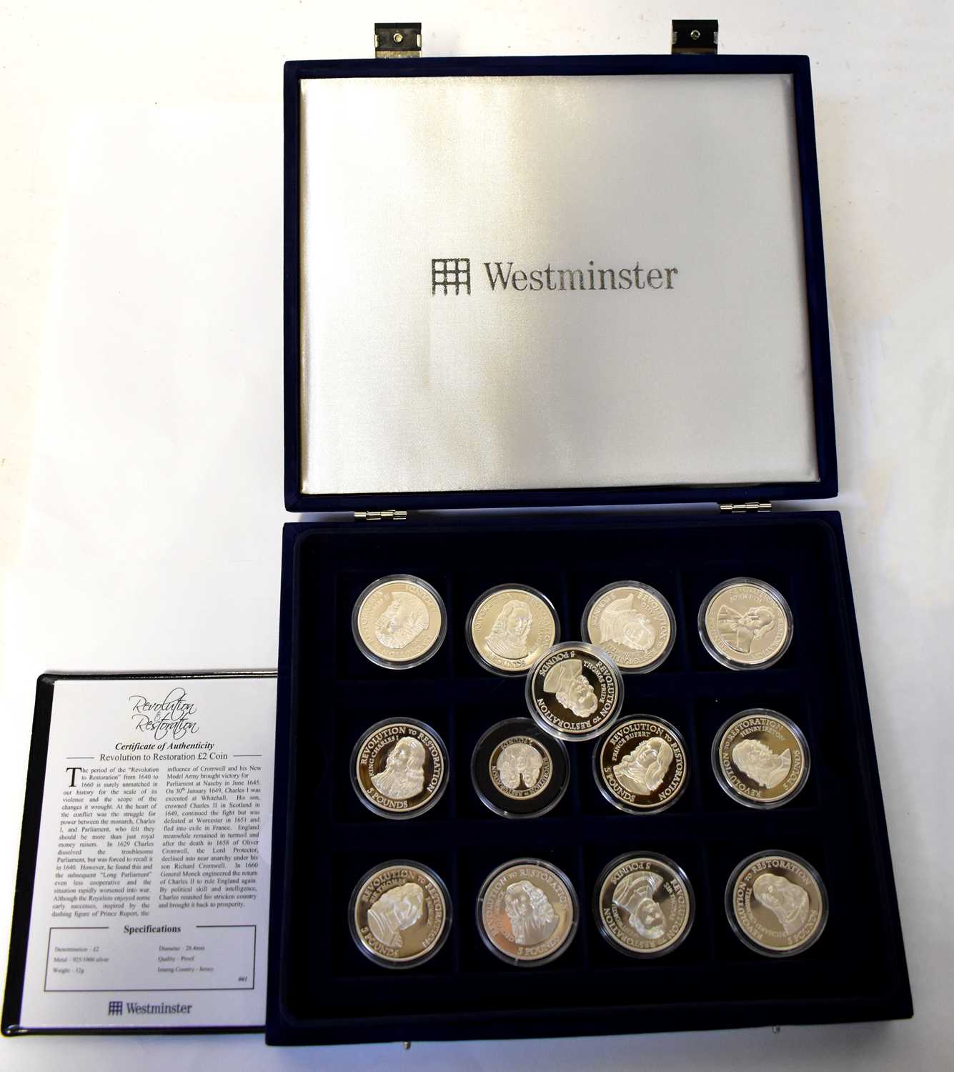 Lot 794 - WESTMINSTER MINT; a set of thirteen