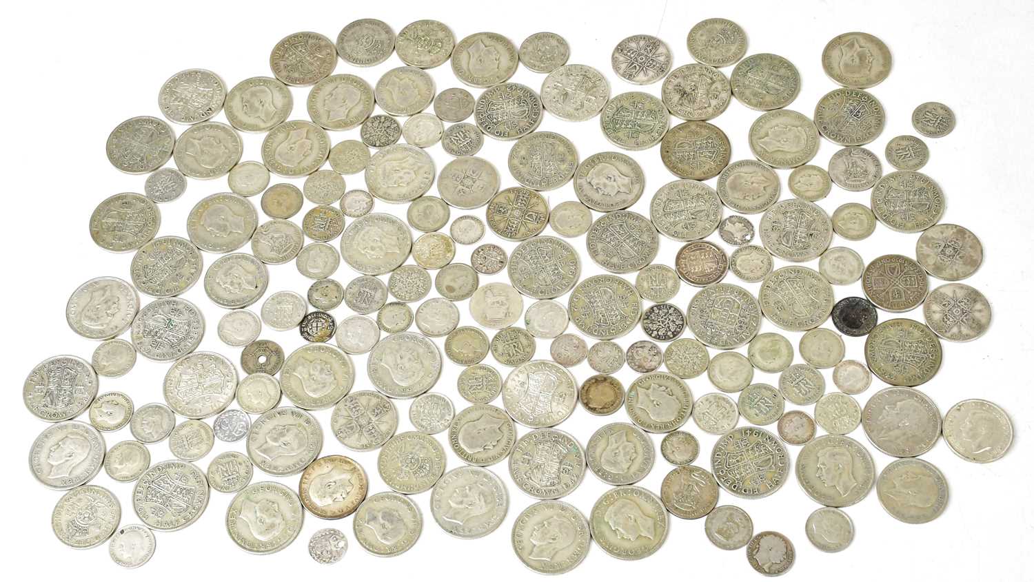 Lot 770 - A collection of silver coinage, including