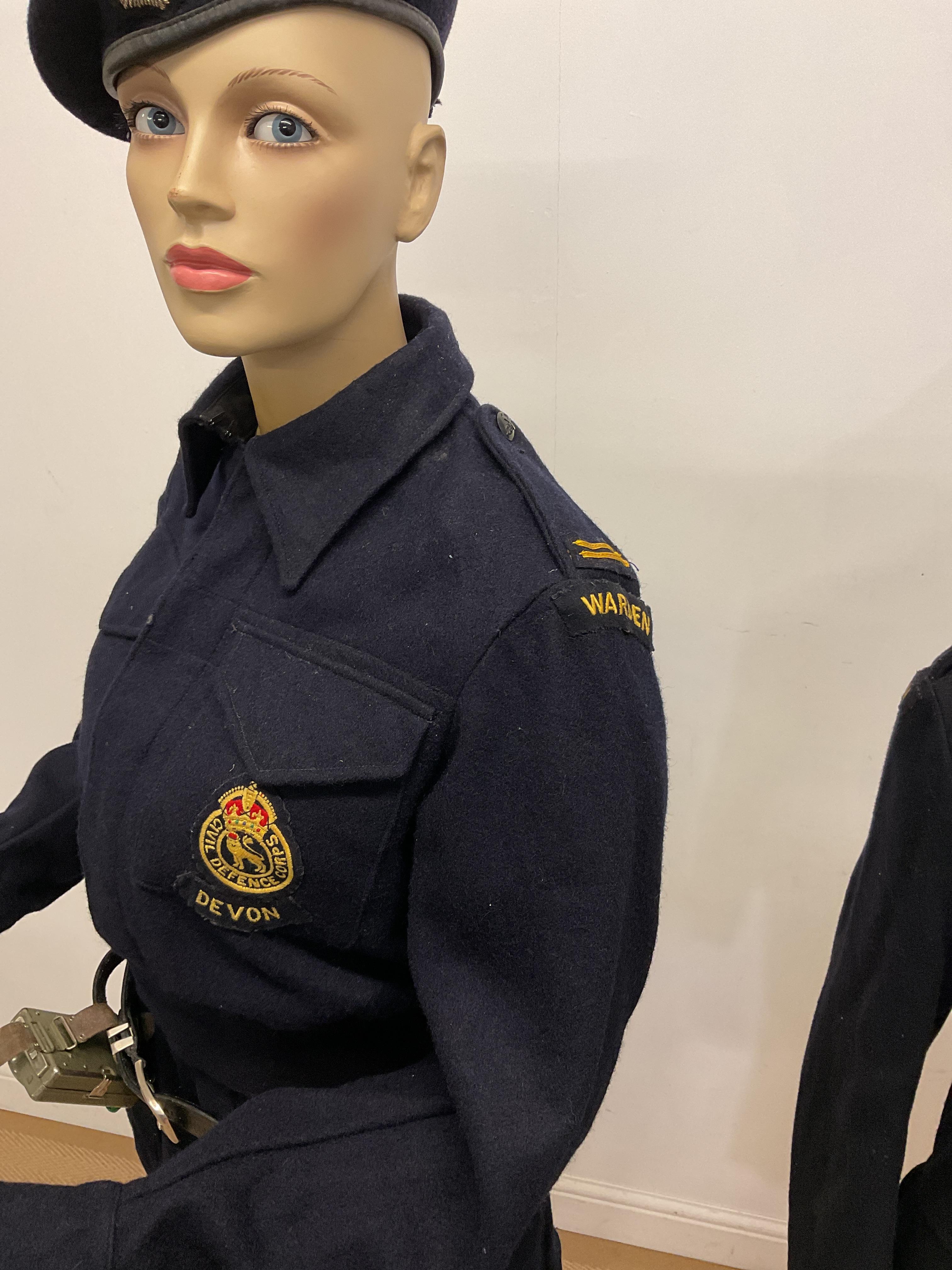 Lot 281 - A 1950s era Civil Defence Force Devon