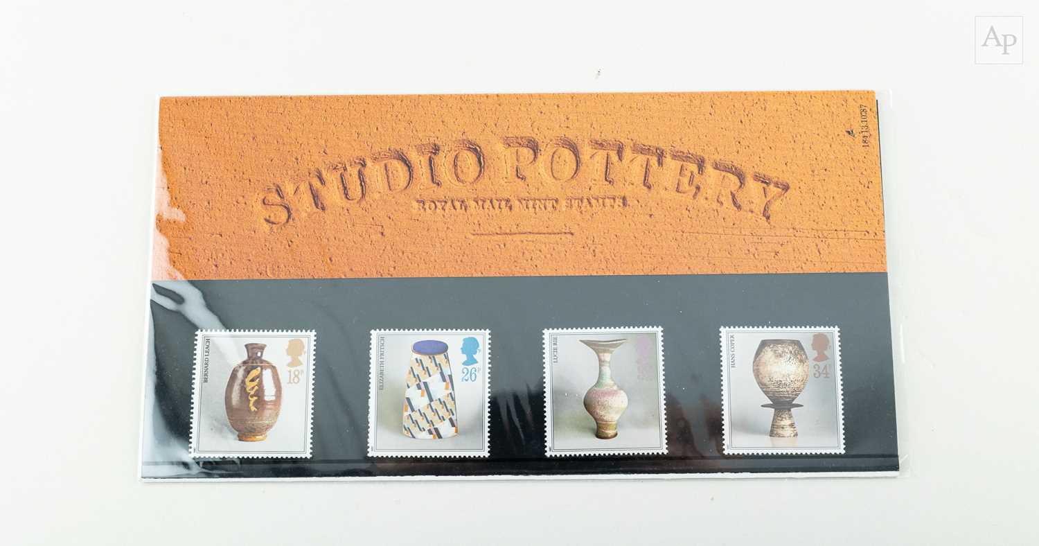 Lot 762 - 'Studio Pottery', a presentation pack of