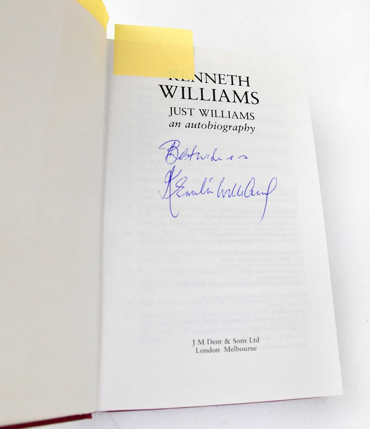 Lot 594 - KENNETH WILLIAMS; 'Just Williams', the