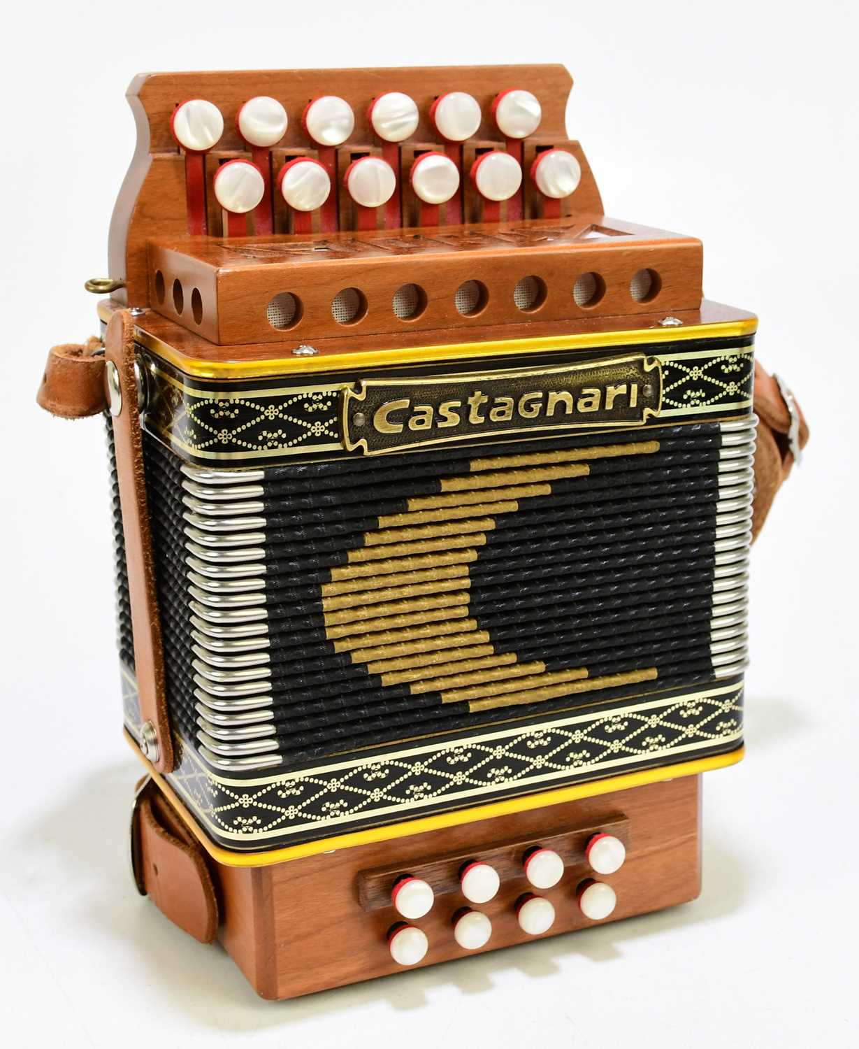Lot 1062 - CASTAGNARI; a Giordy melodian, with soft