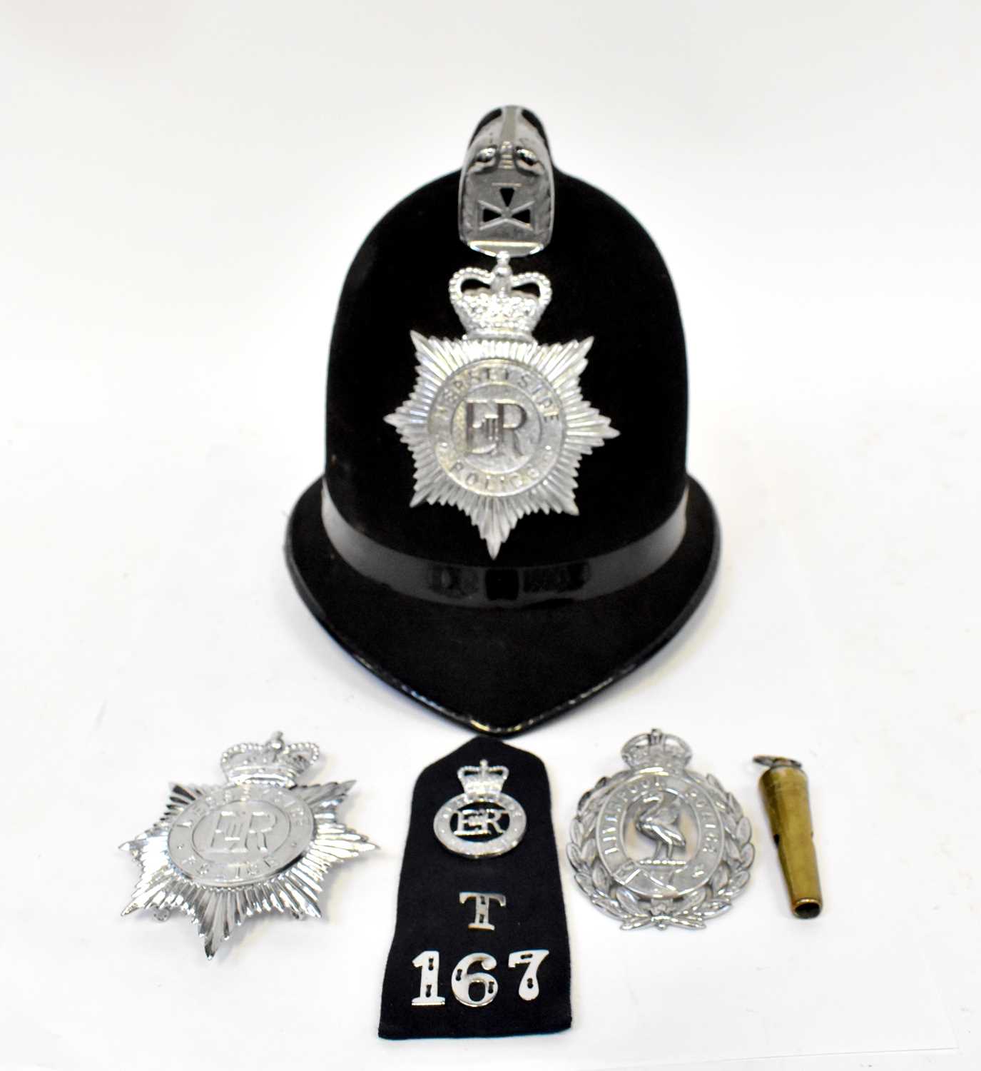 Lot 184 - An Elizabeth II Merseyside Police helmet,