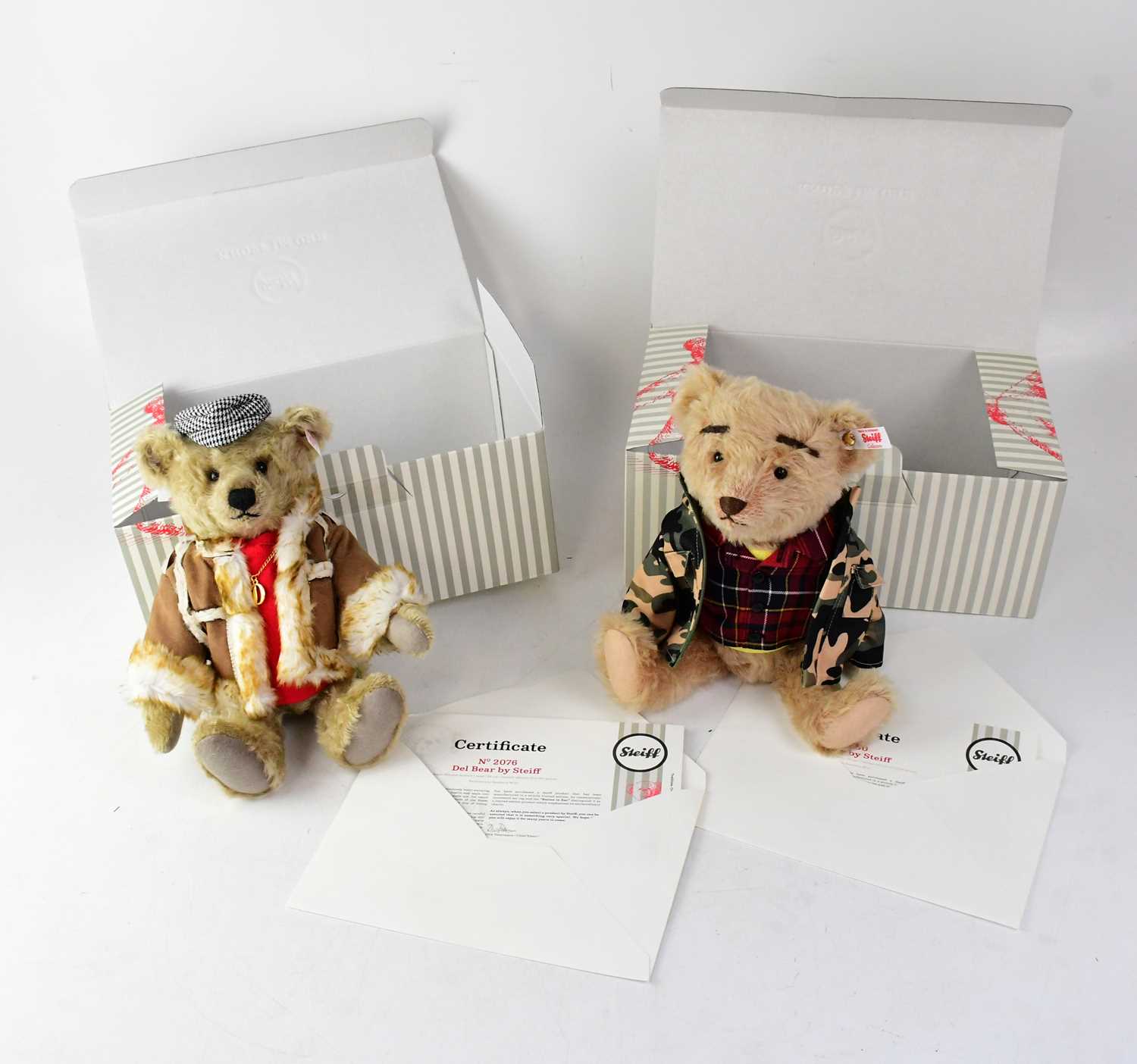 Lot 286 - STEIFF; 'Del' and 'Rodney' bears from 'Only