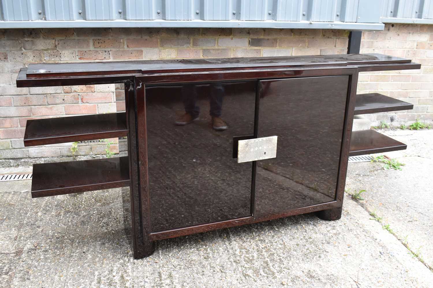 Lot 13 - A contemporary two door breakfront sideboard