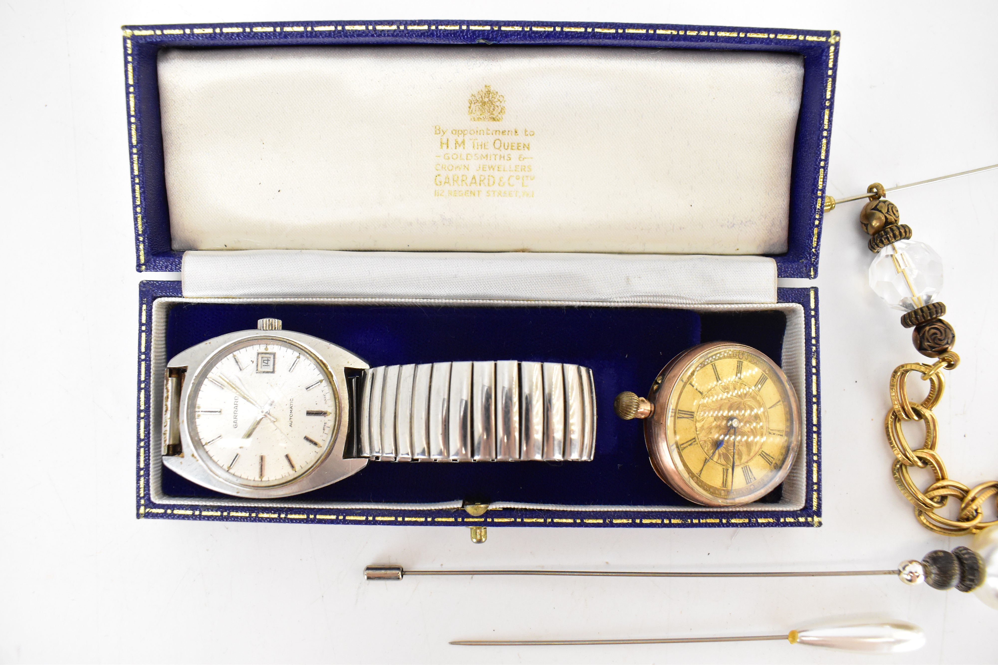 Lot 1296 - GARRARD; a gentlemen's automatic stainless
