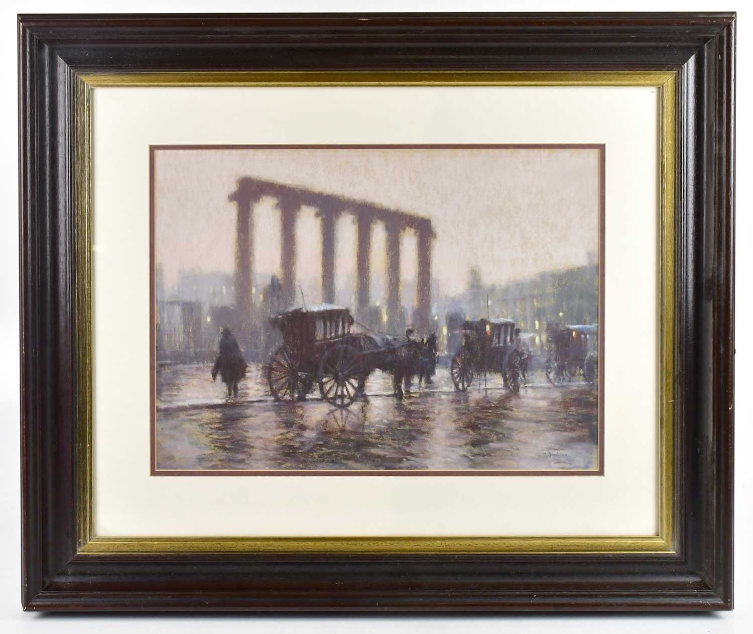 Lot 148 - MARC GRIMSHAW (born 1957); pastel, horse and
