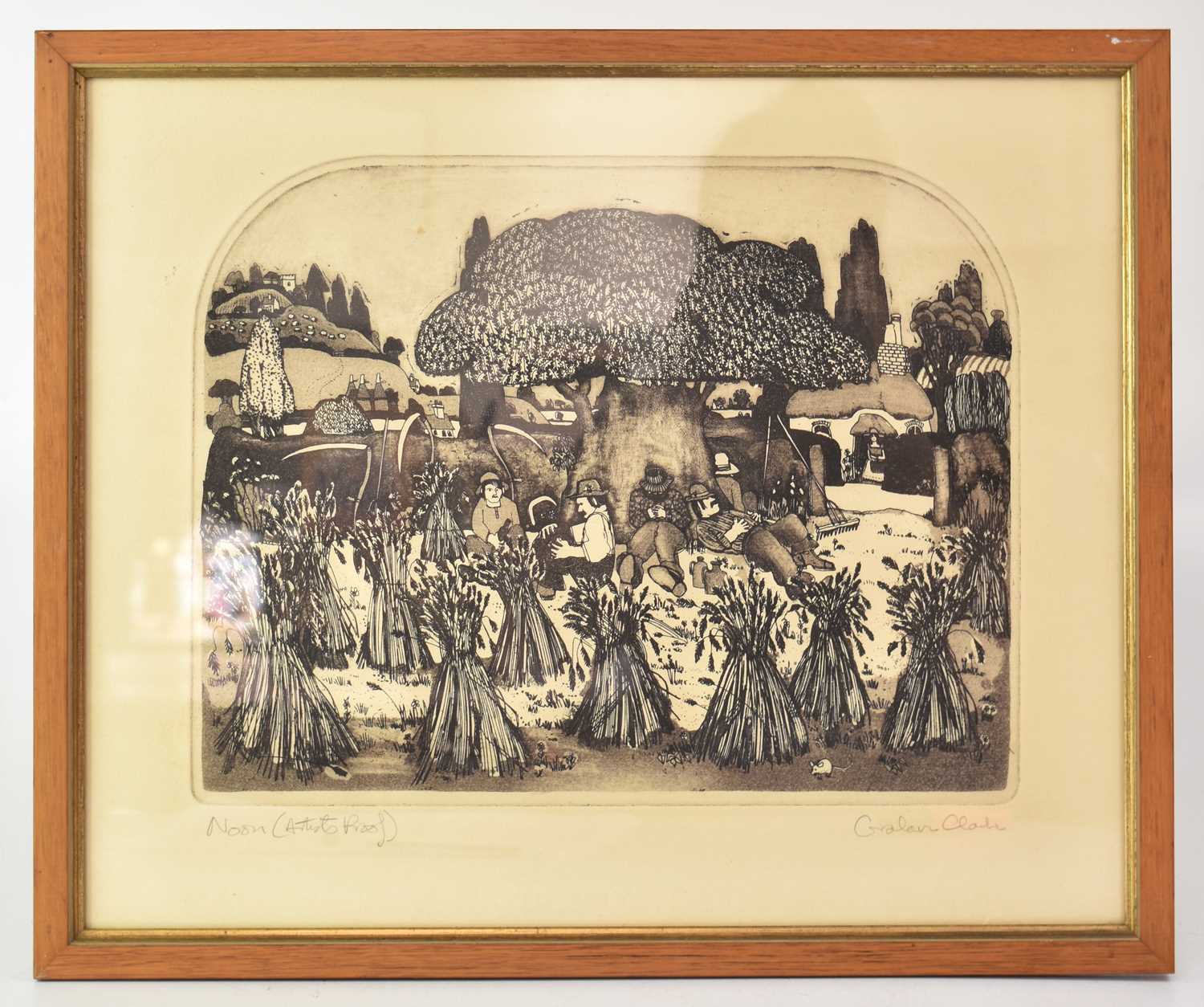 Lot 635 - GRAHAM CLARKE; a set of four artist's proofs,