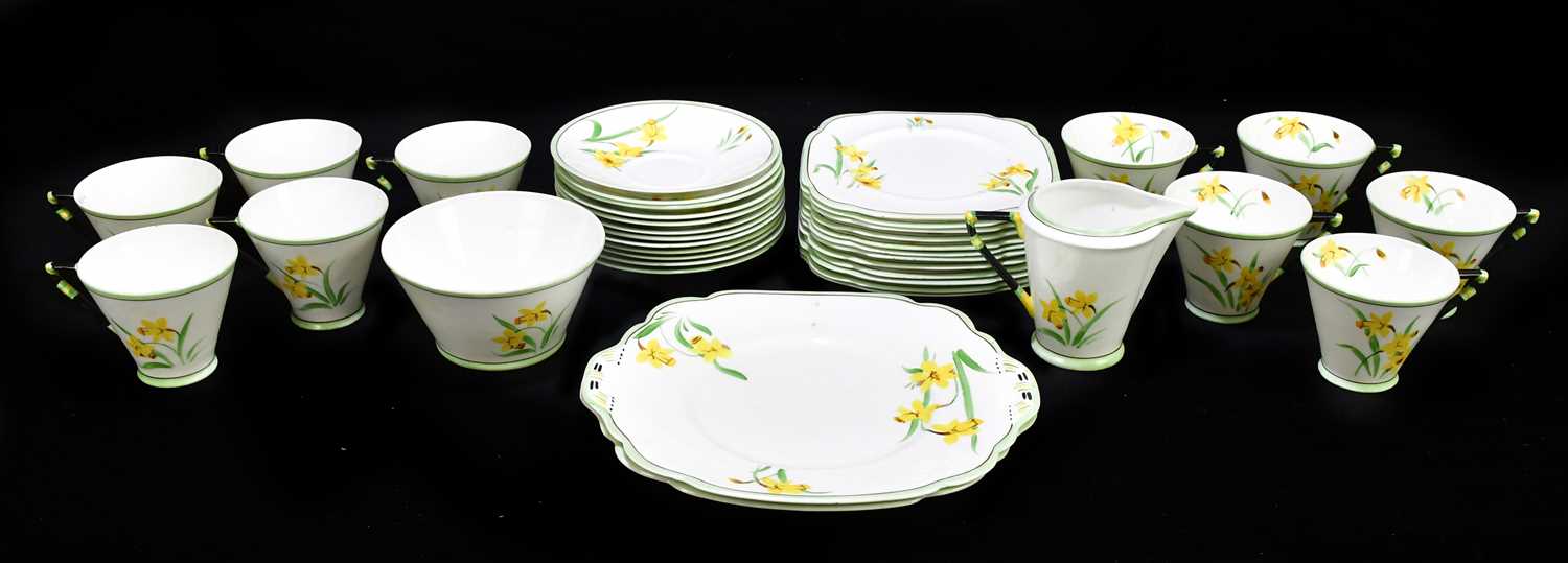 Lot 1674 - ADDERLEY WARE; a part tea set to include