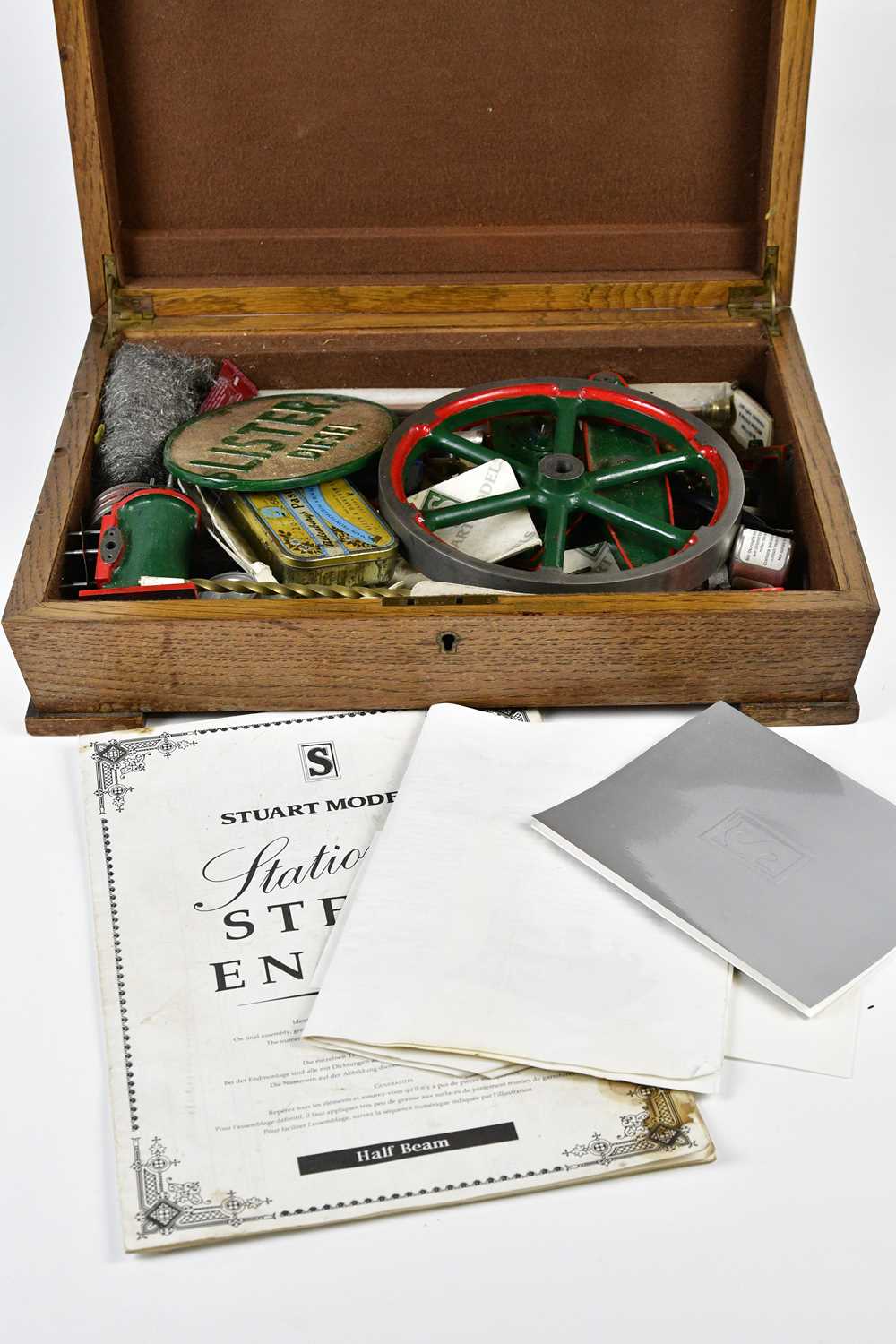 Lot 4446 - STUART MODELS; an unassembled steam engine,