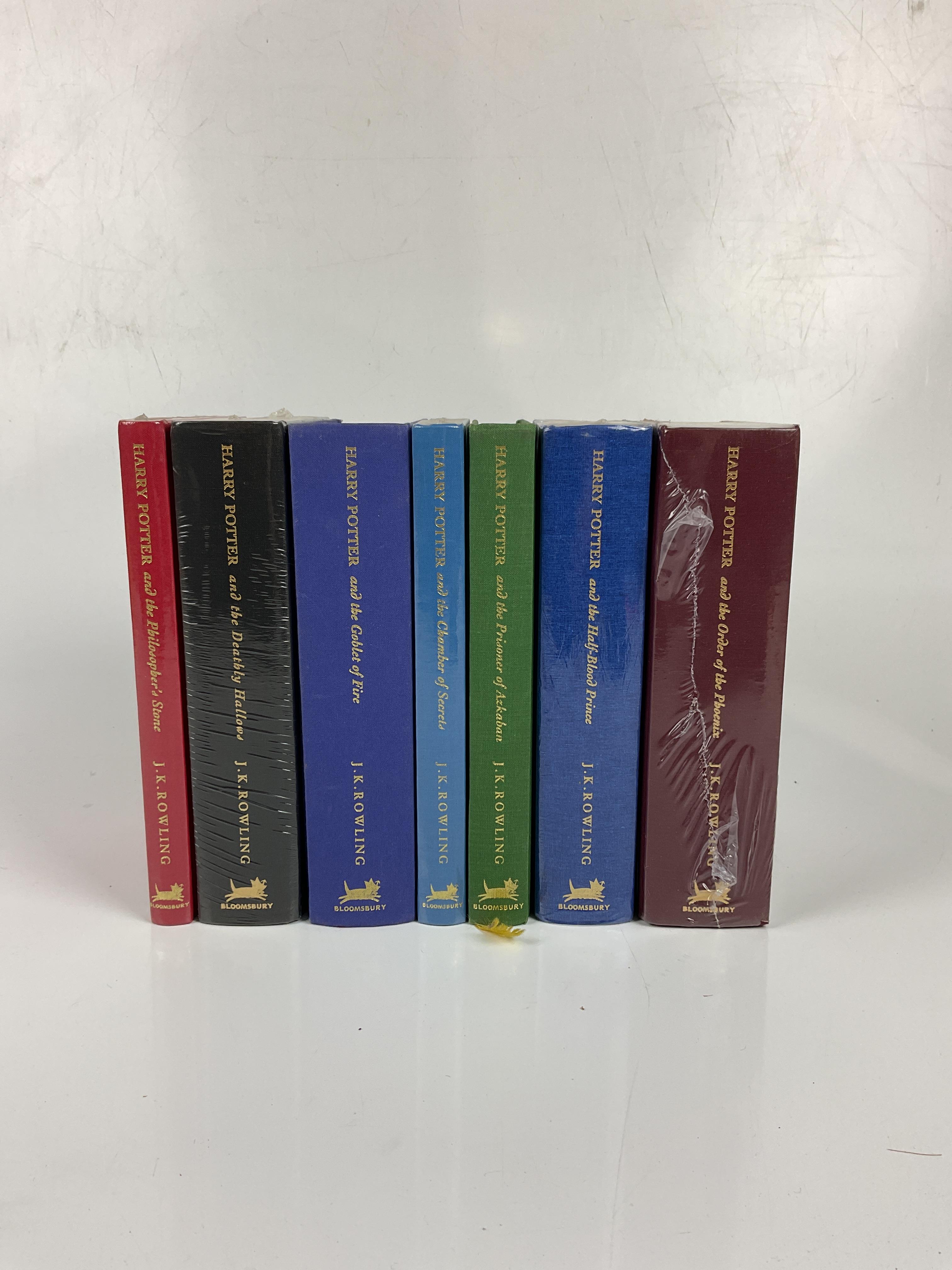 Lot 1632 - ROWLING, (J.K); seven Harry Potter hardback