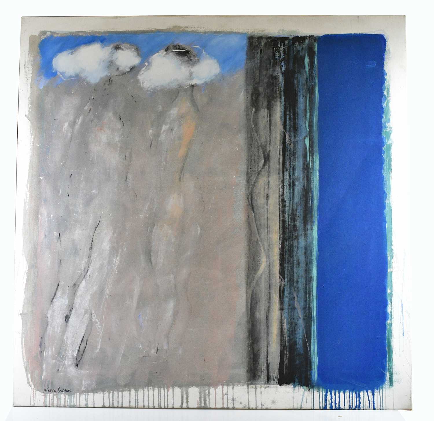 Lot 201 - NANCY BALDWIN (1935-2021); large acrylic on