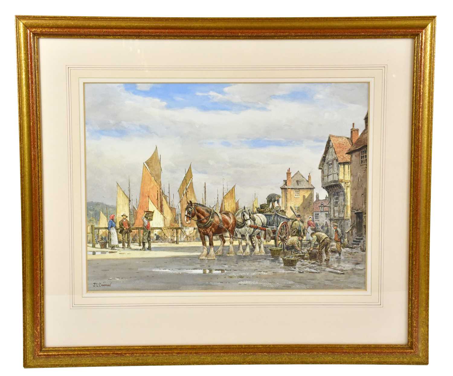 Lot 141 - JOHN L CHAPMAN (NORTHERN ARTIST, BLACKBURN,