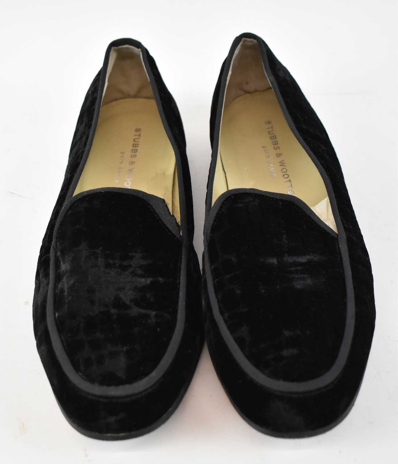 Lot 540 - STUBBS & WOOTTON; a pair black velvet