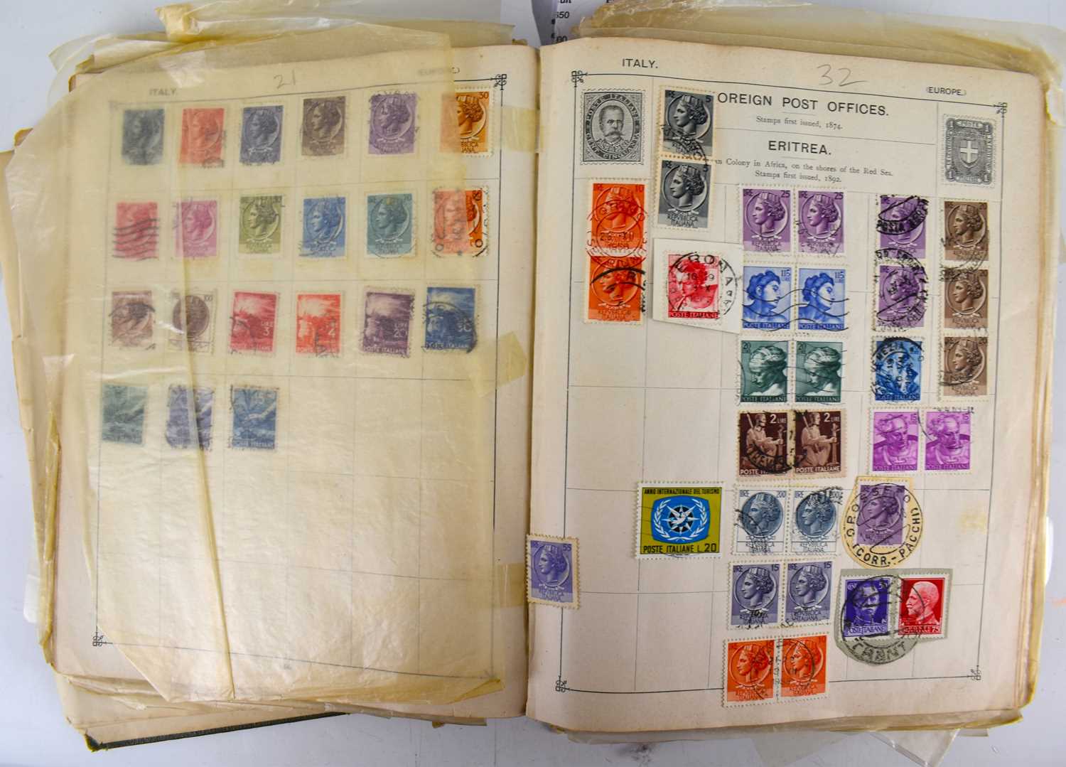 Lot 602 - The Strand hobby stamp album containing