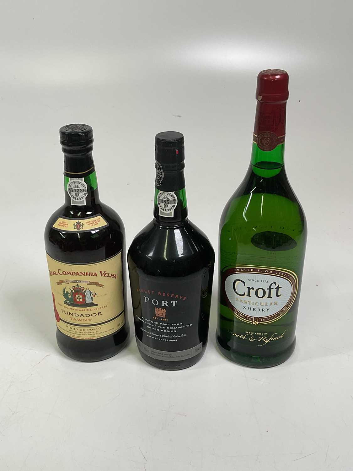 Lot 272 - Three bottles of port and sherry comprising