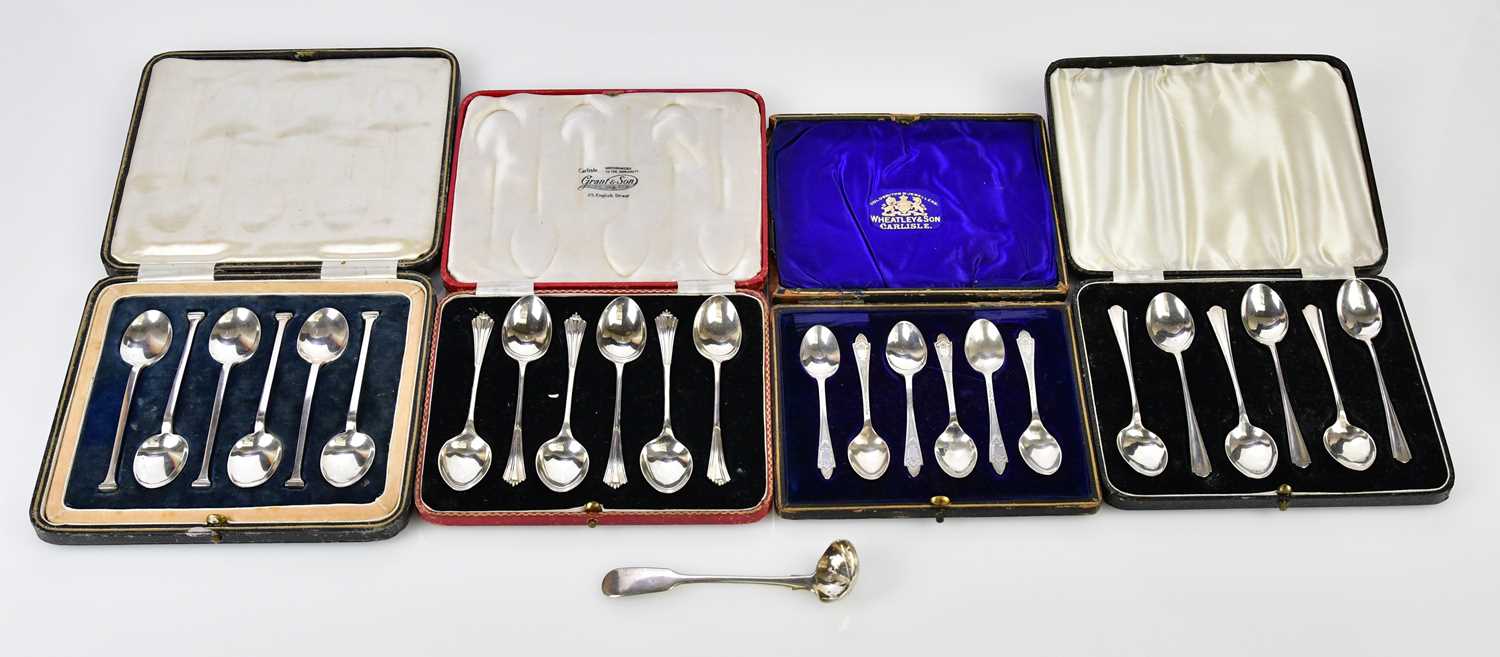 Lot 2741 - JOHN BATT; a cased set of six Edward VII