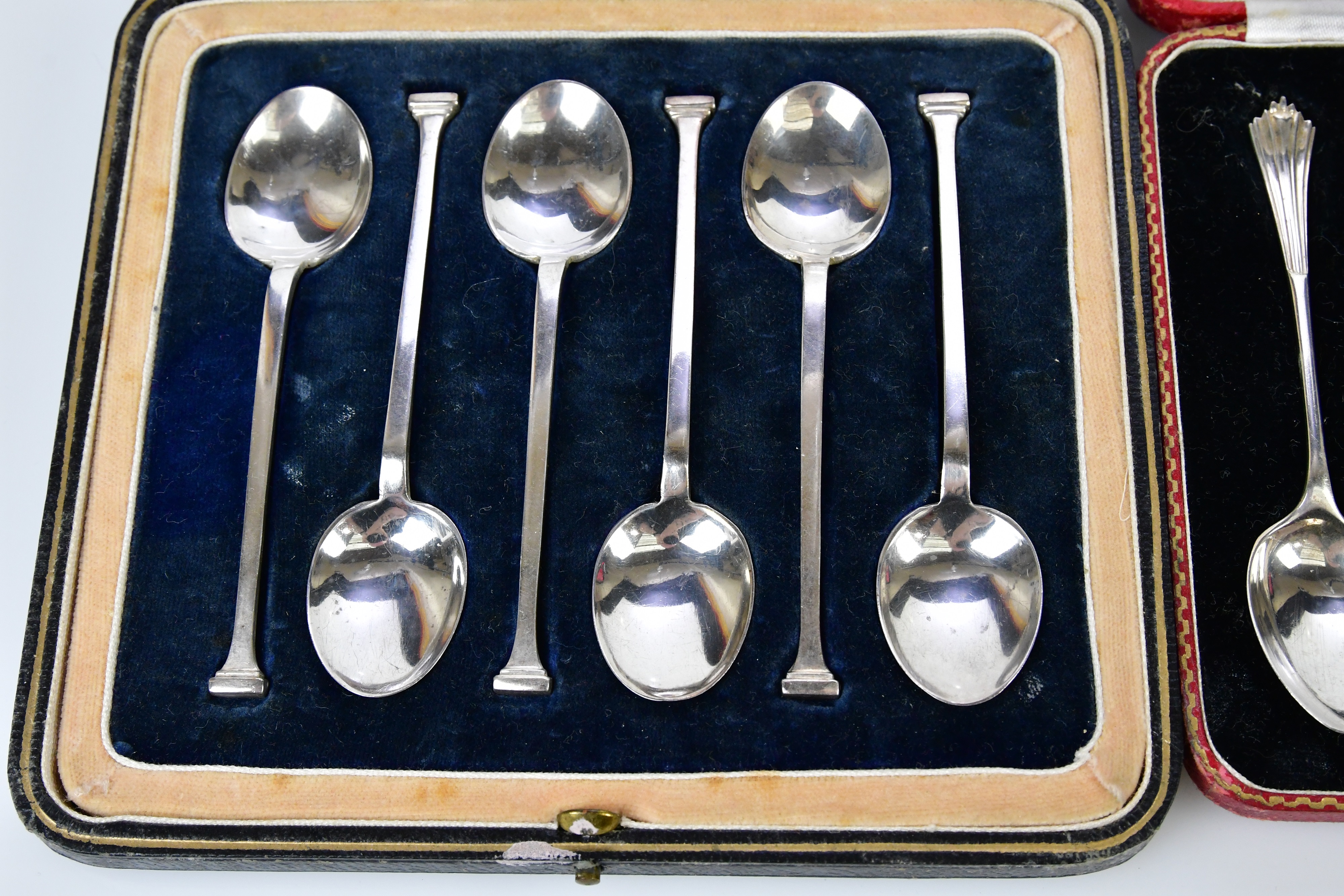 Lot 2741 - JOHN BATT; a cased set of six Edward VII
