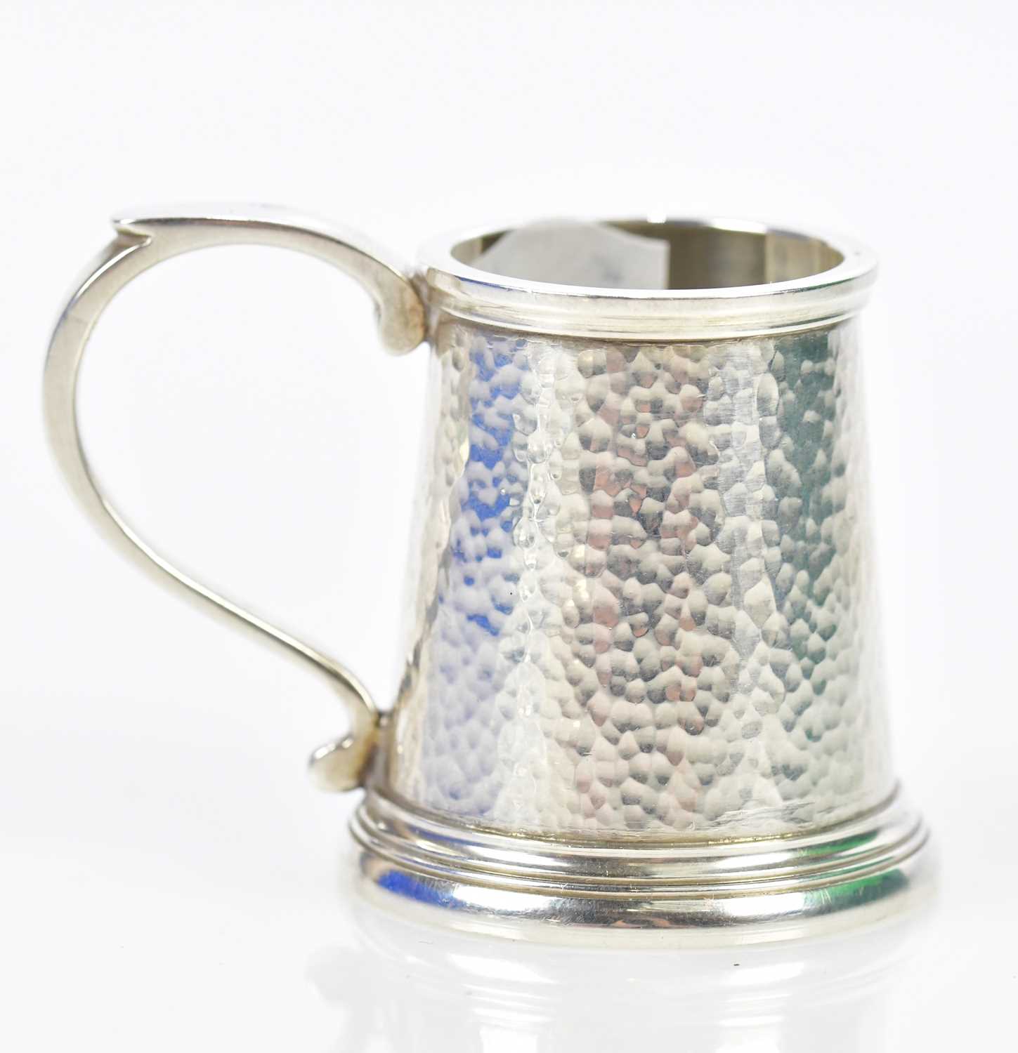 Lot 2550 - MJL; an Elizabeth II hallmarked silver mug