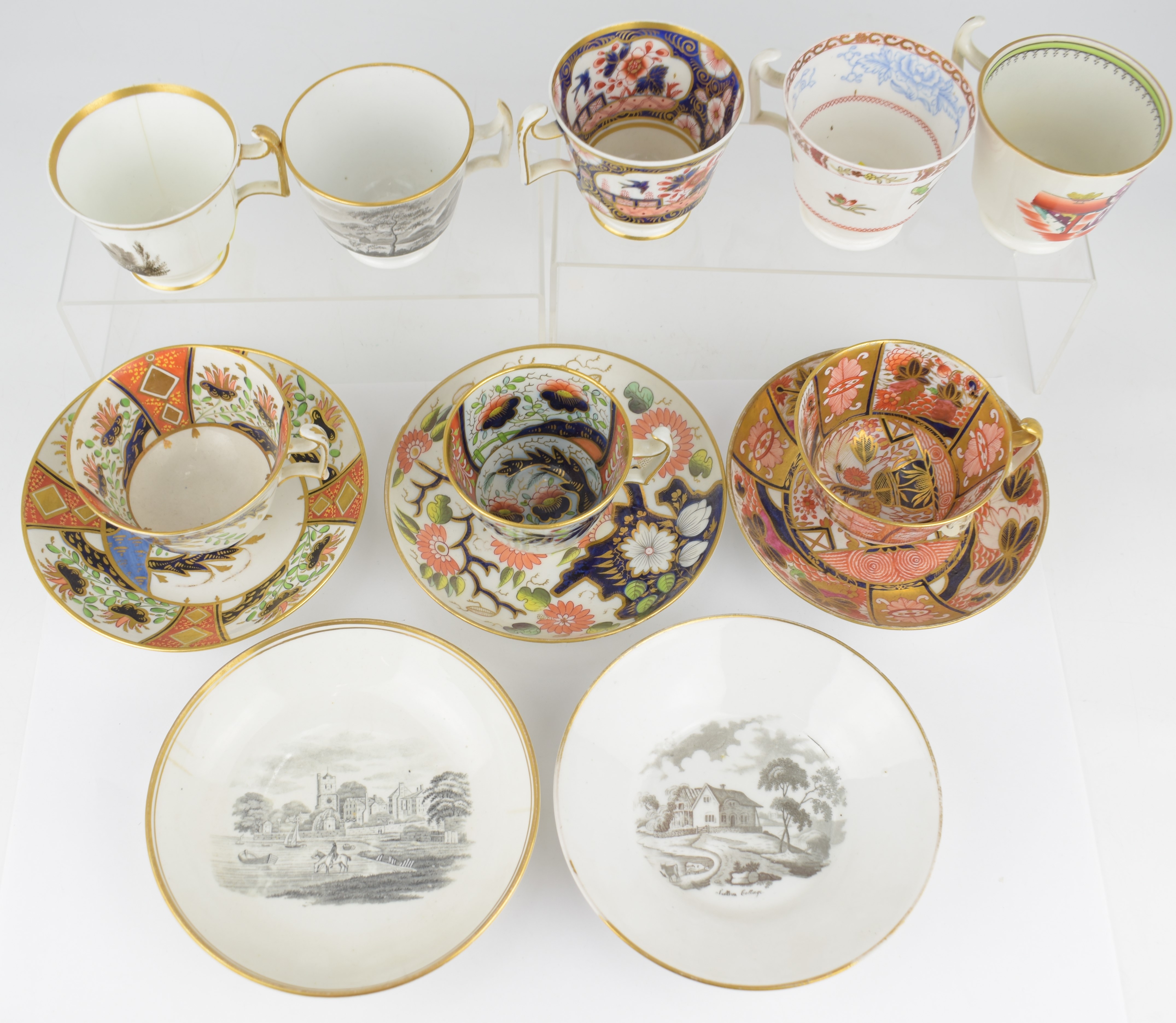 Lot 539 - SPODE; thirteen items of 18th and 19th
