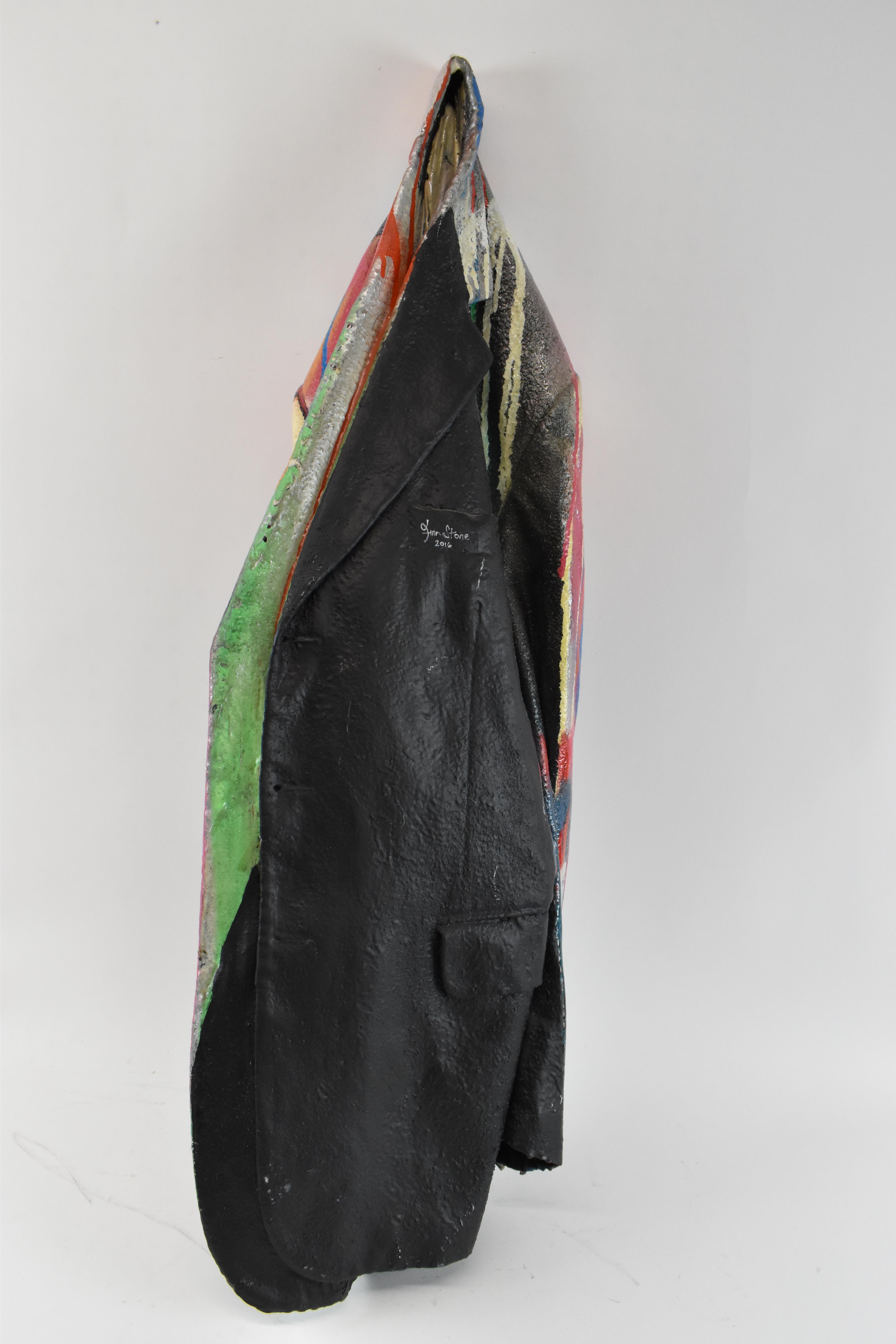 Lot 657 - FINN STONE (contemporary); 'Rain Coat', a