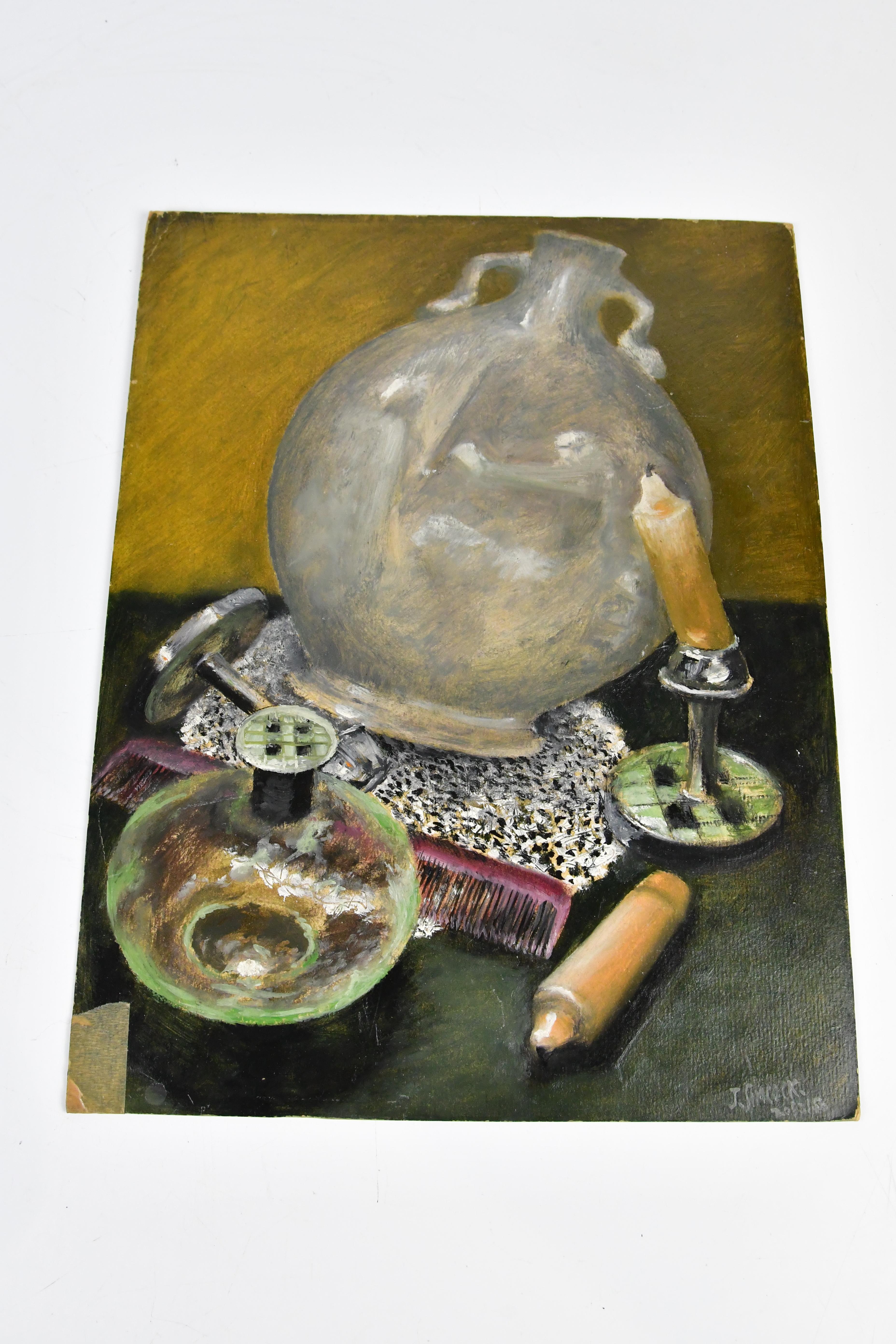 Lot 312 - JACK SIMCOCK (1929-2012); two oils on board,