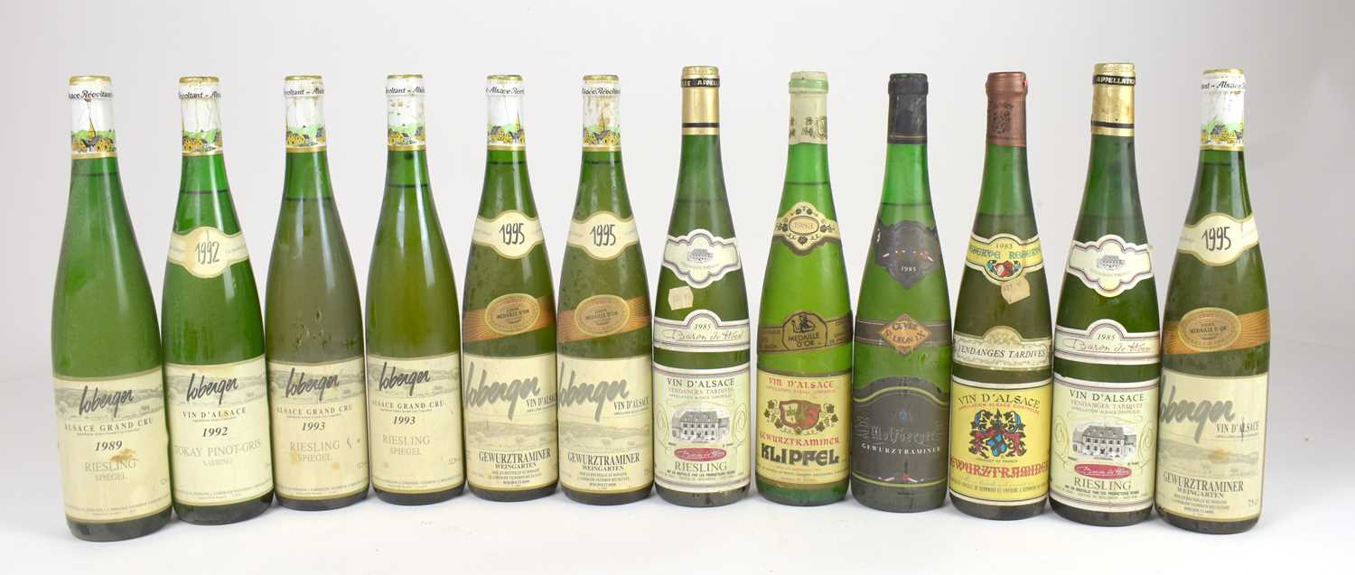 Lot 4286 - ALSACE; twelve bottles of mixed including