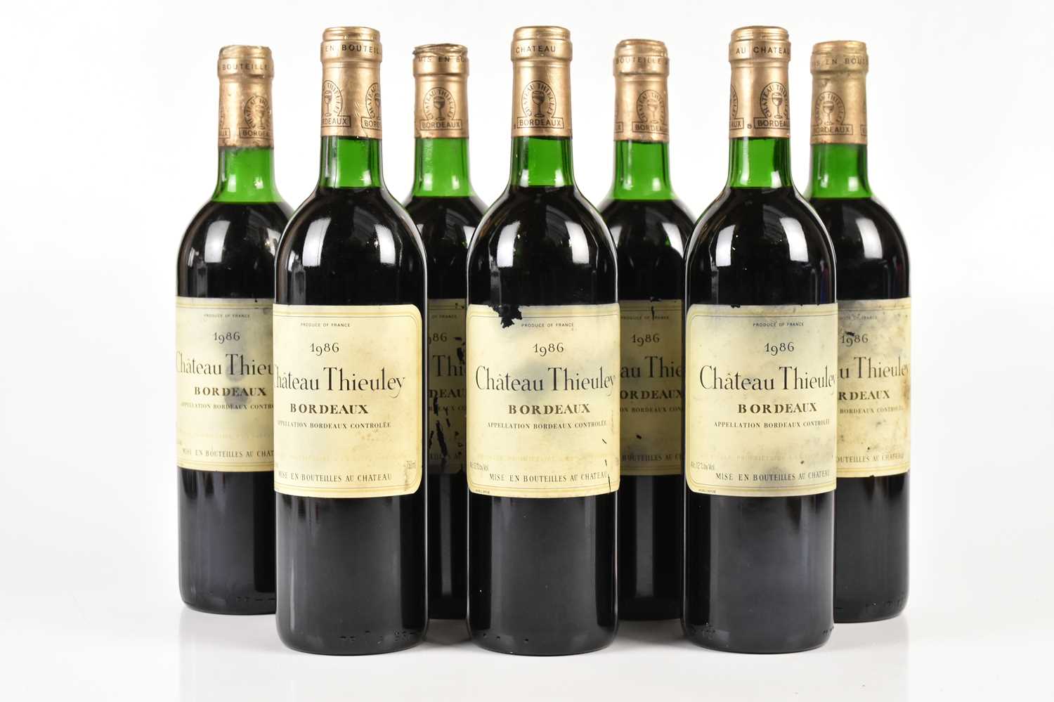 Lot 4179 - RED WINE; seven bottles Chateau Thieuley