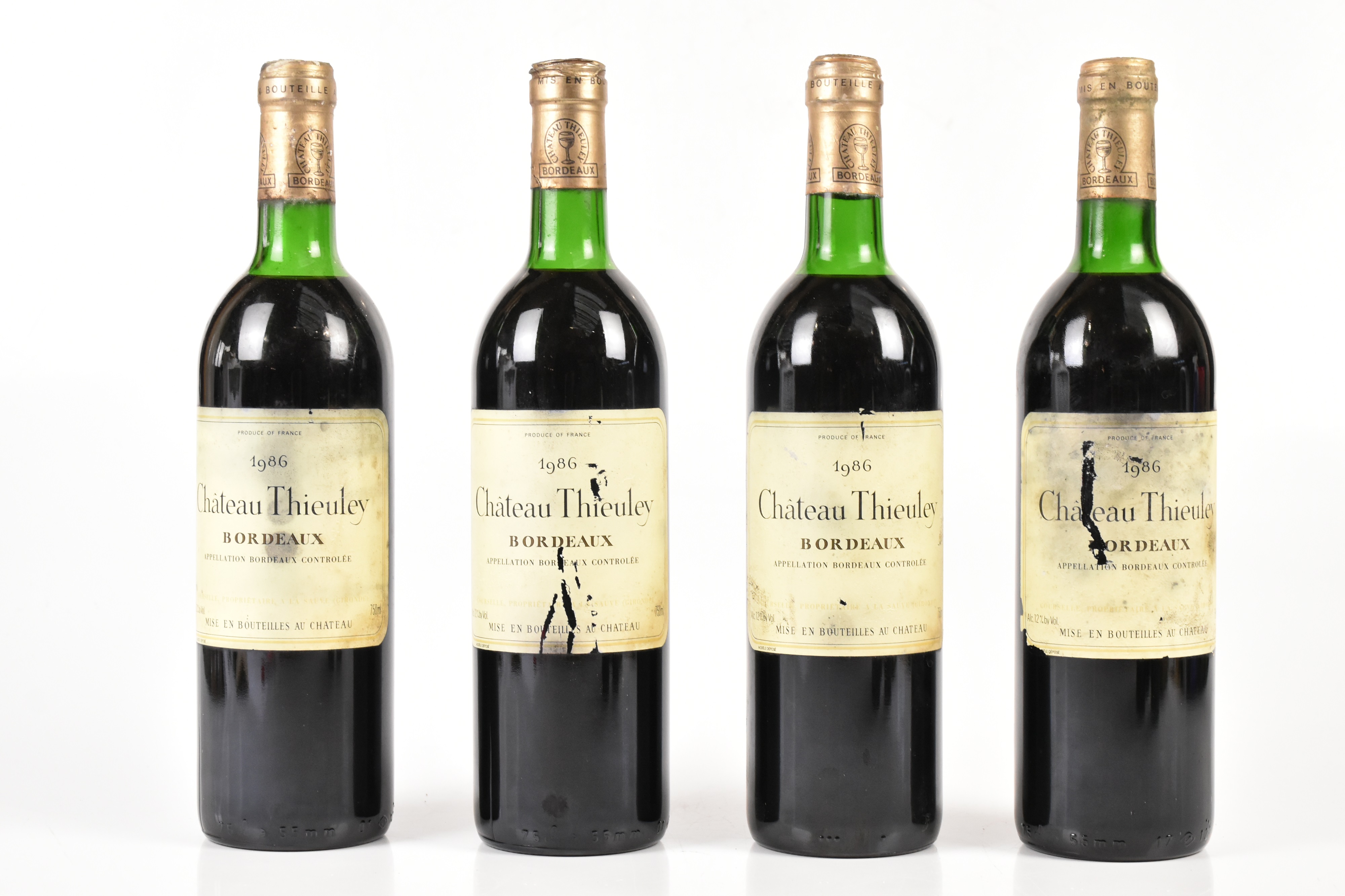 Lot 4179 - RED WINE; seven bottles Chateau Thieuley