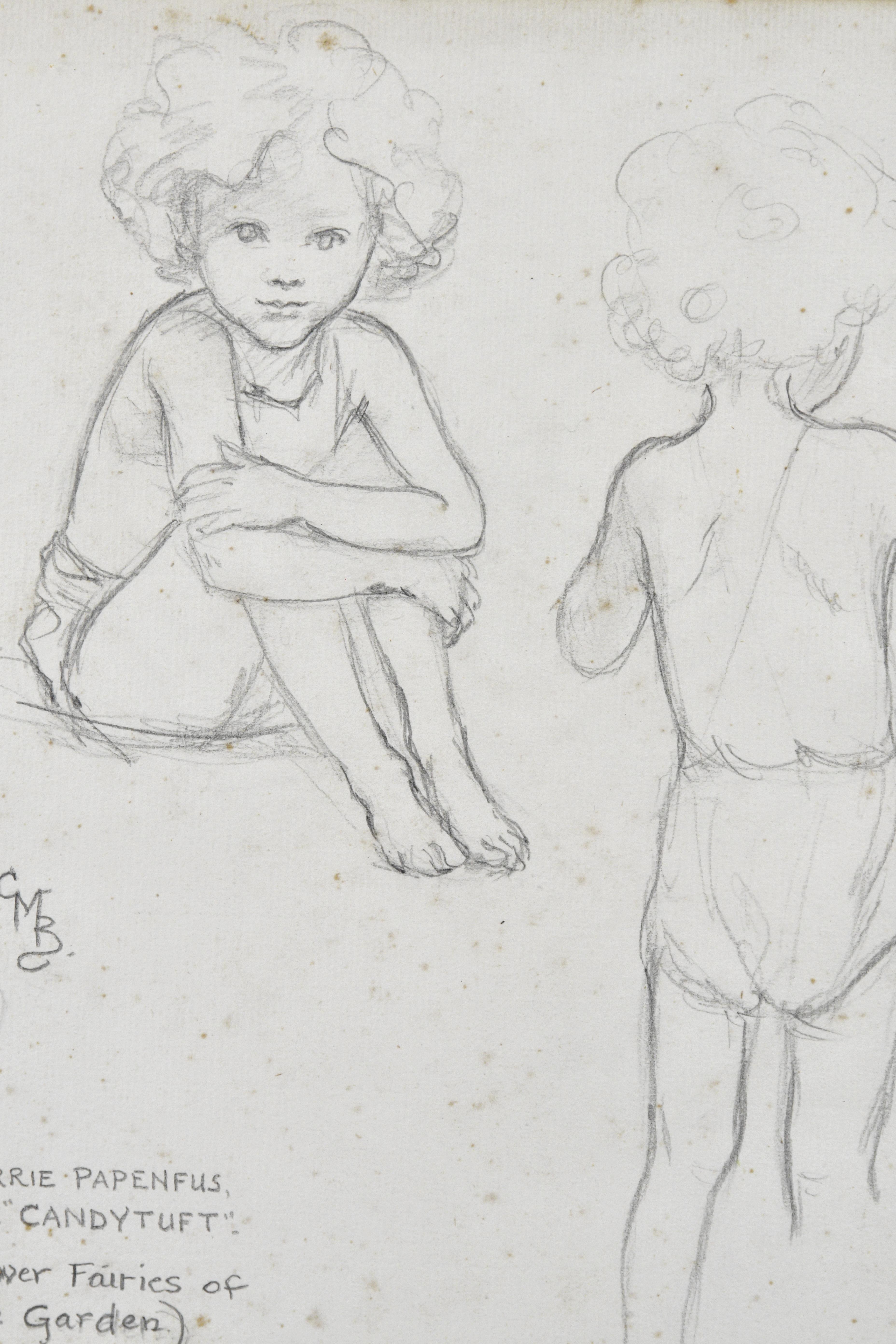 Lot 429 - CICELY MARY BAKER; pencil drawing, inscribed