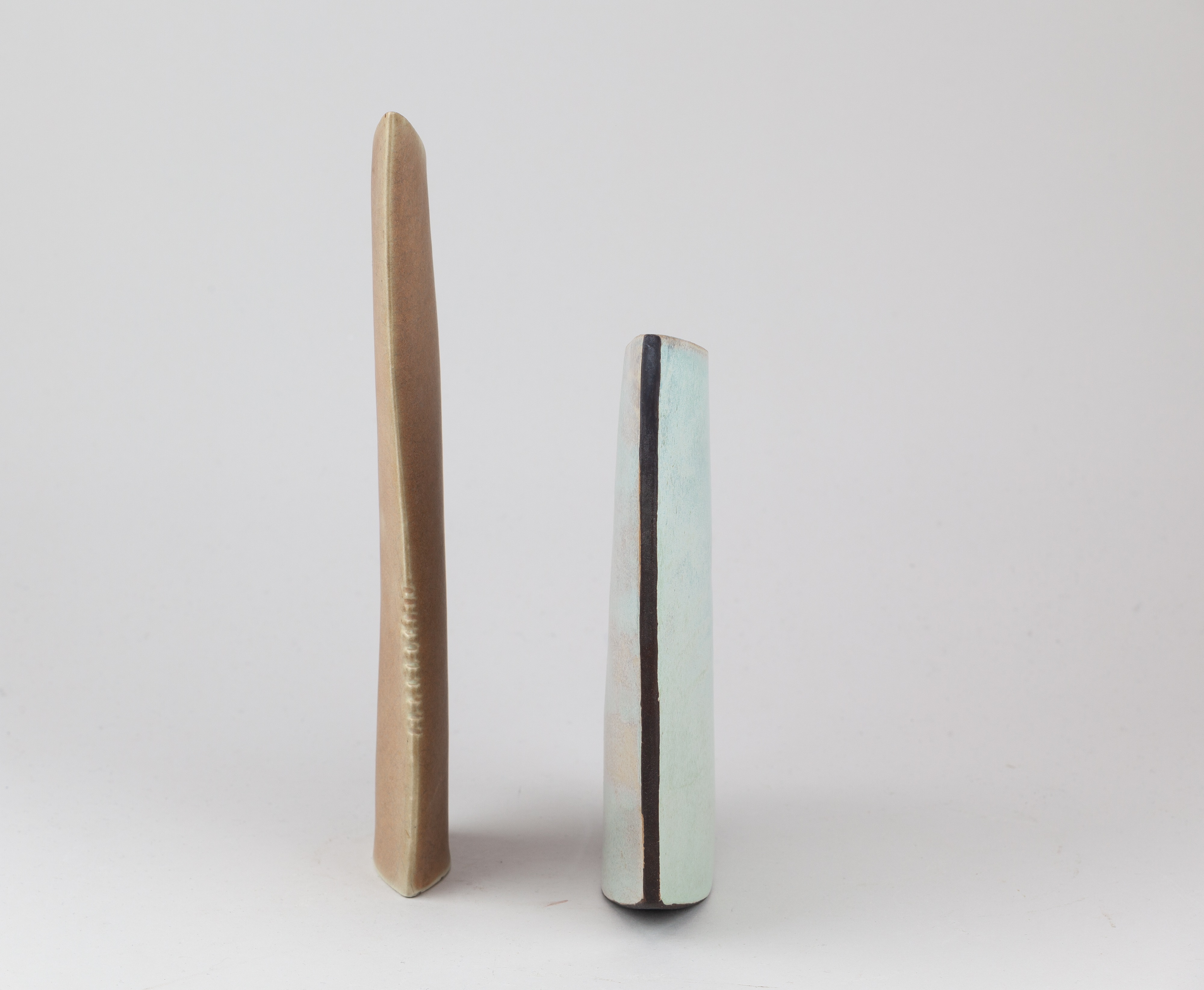 Lot 601 - VAL BARRY (1937-2018); a wide stoneware sail