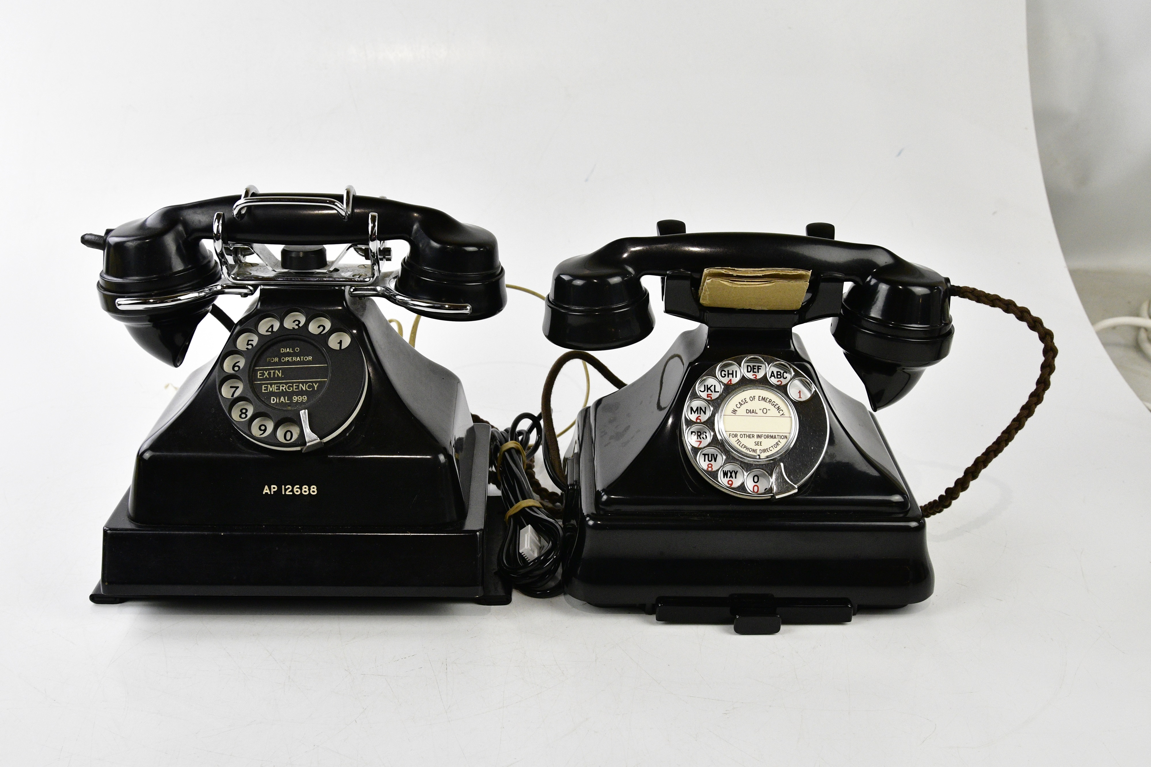 Lot 1016 - A collection of four GPO bakelite rotary