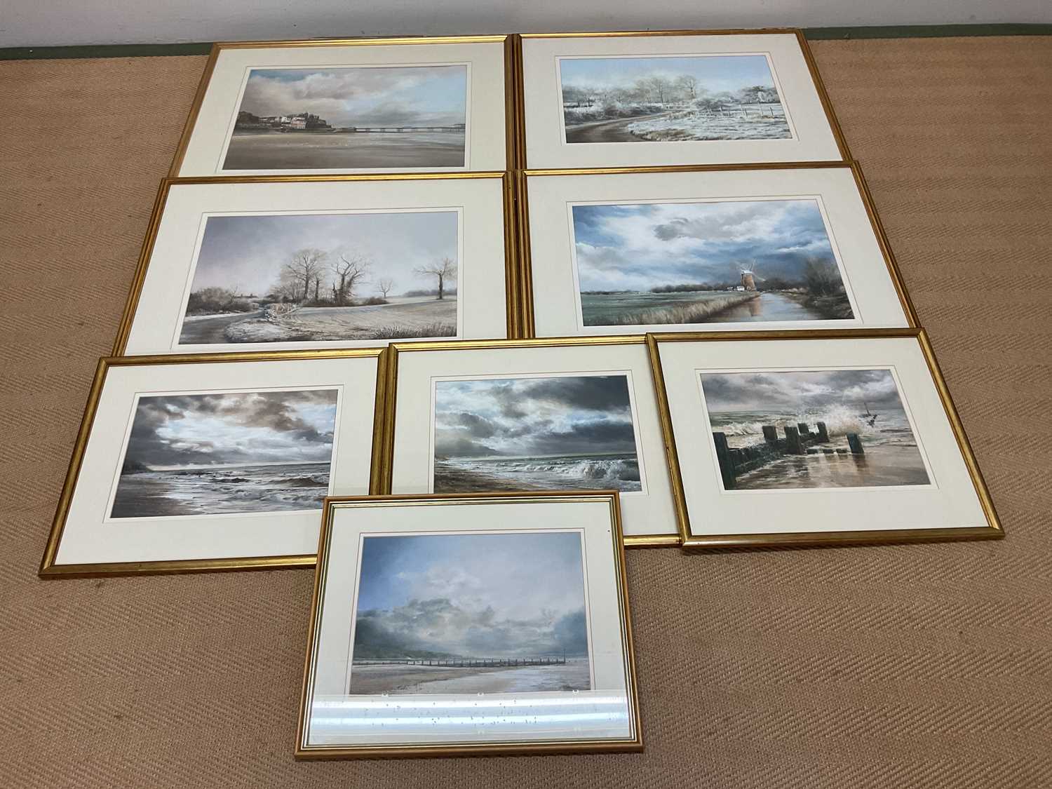 Lot 304 - CHRISTOPHER R STOLWORTHY; a group of eight