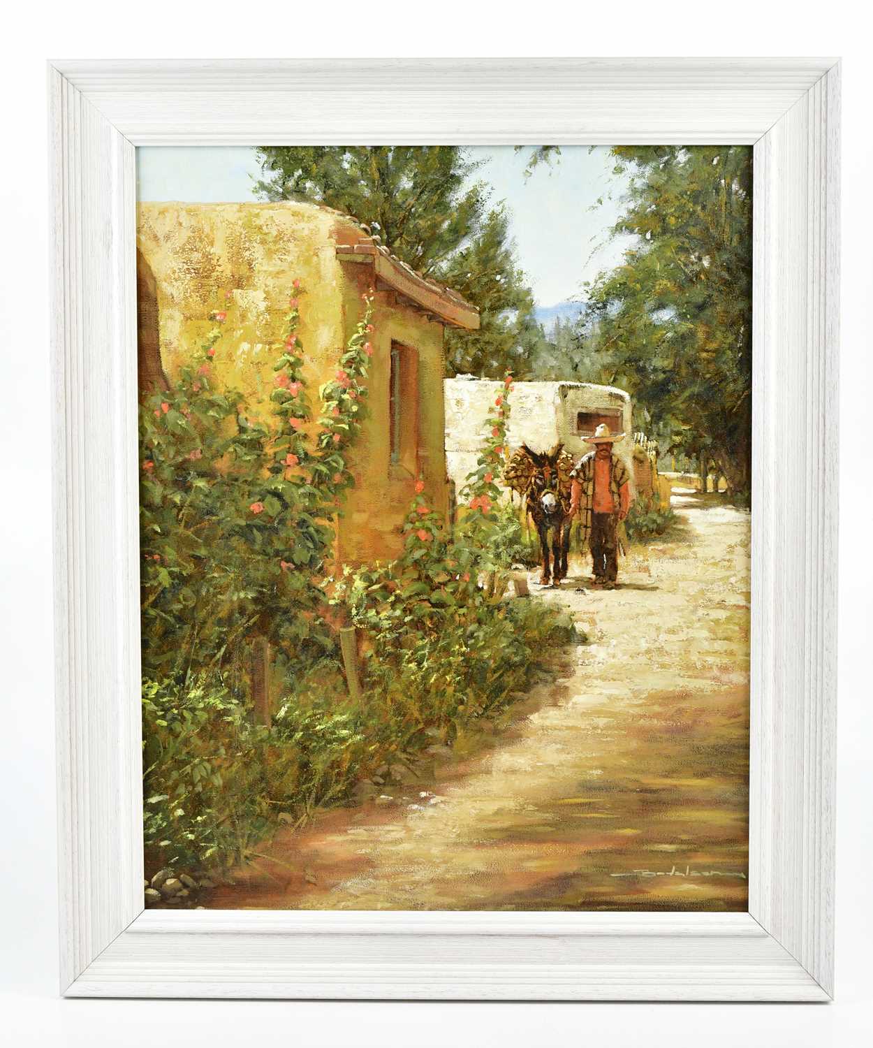 Lot 194 - DAN BODELSON (born 1949); oil on canvas,